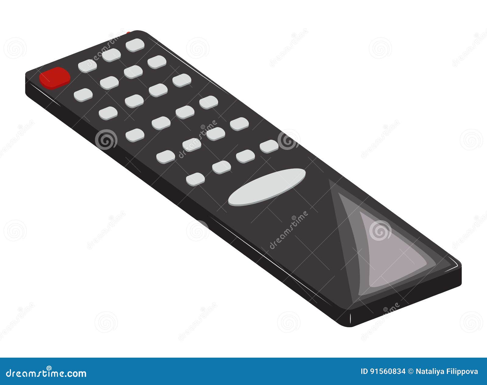 Remote control stock vector. Illustration of channel - 91560834
