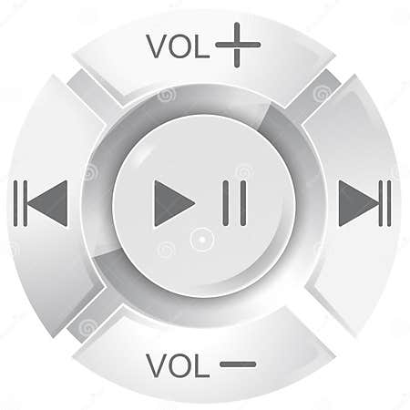 Remote control buttons stock vector. Illustration of closeup - 20852131