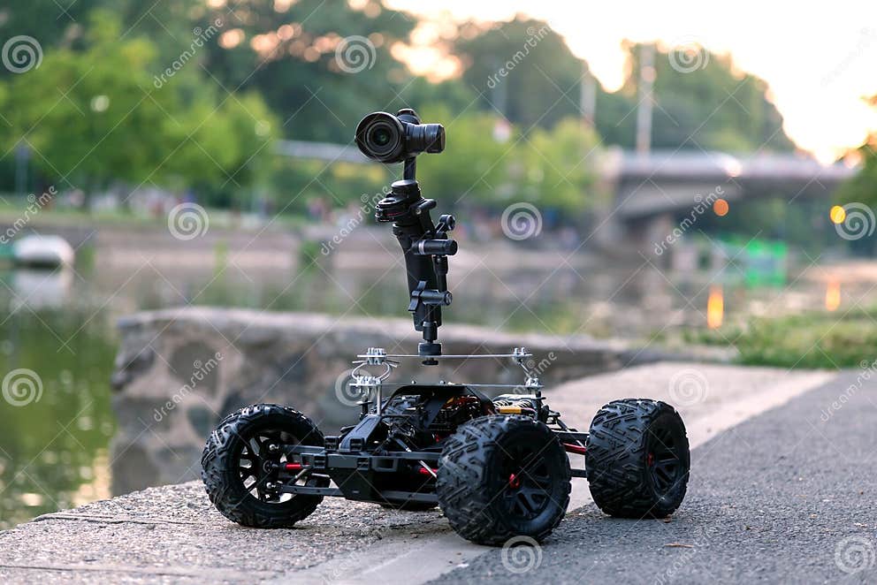 Remote Control Camera Dolly Stock Photo - Image of high, camera: 74679012