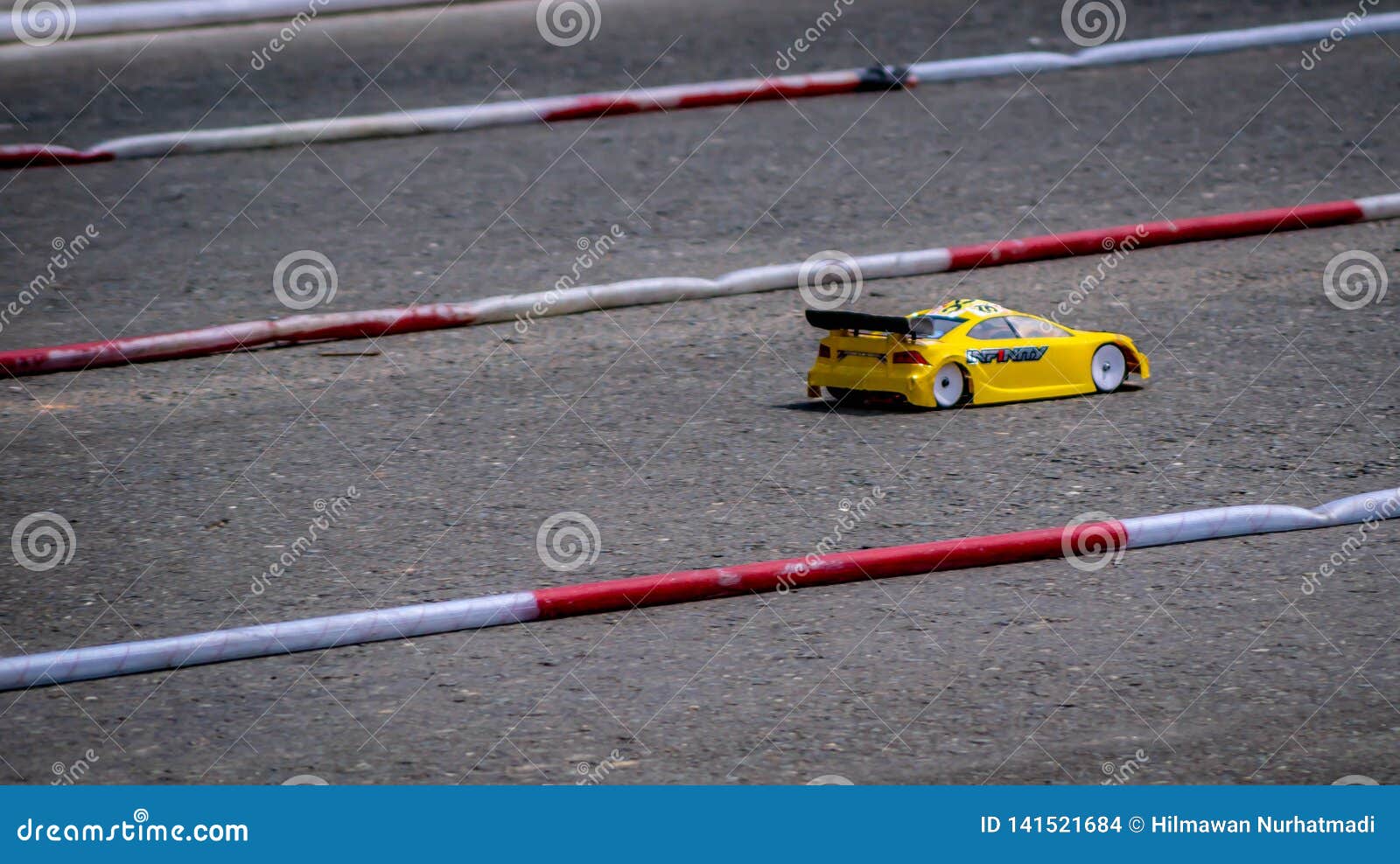 Remote Control Car Race Competition on Tarmac Circuit Stock Photo ...
