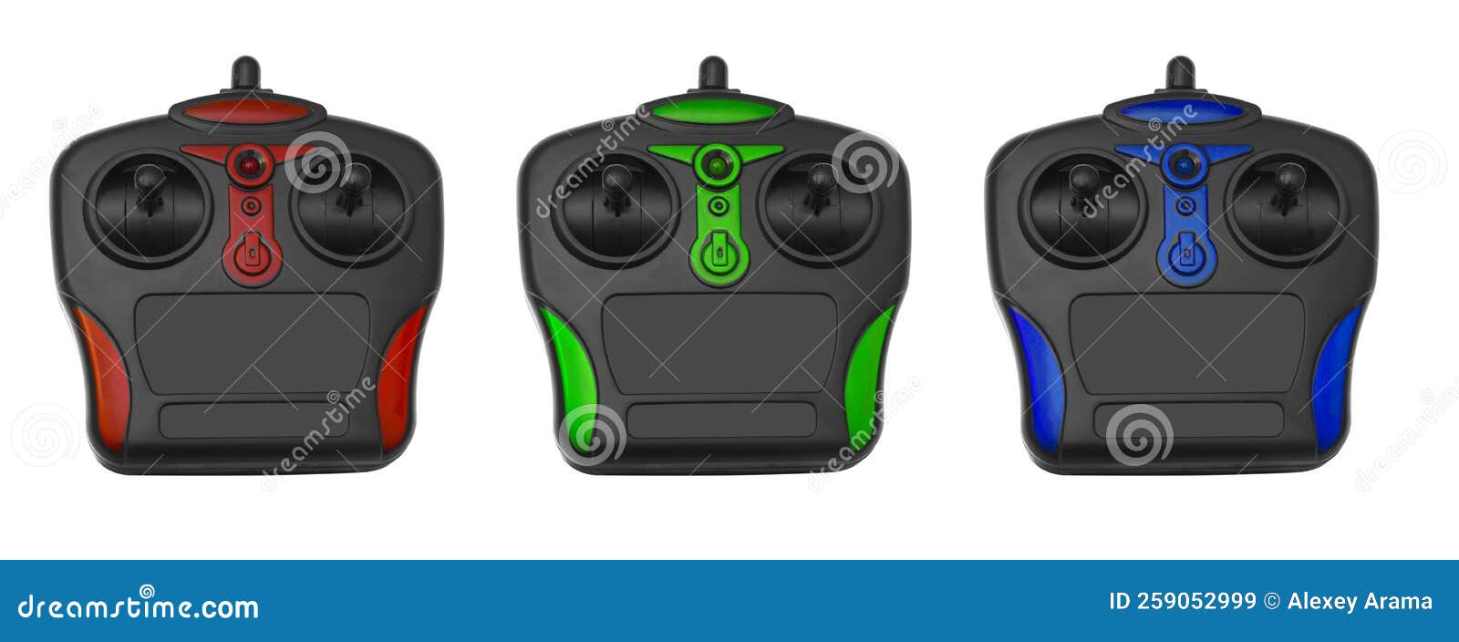 Remote Control for a Children S Toy or Drone, Isolated on a White ...