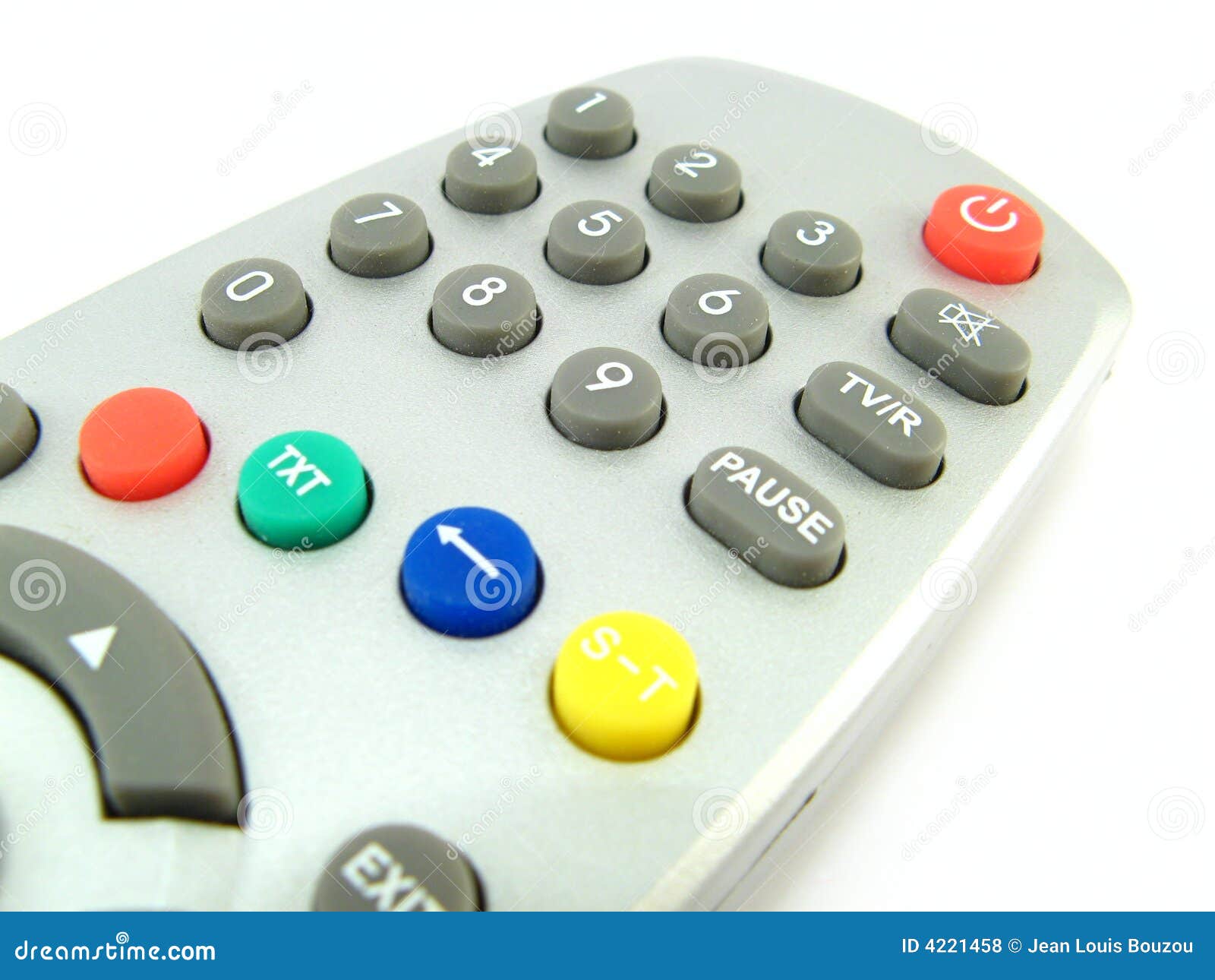 Remote control close-up stock photo. Image of program - 4221458