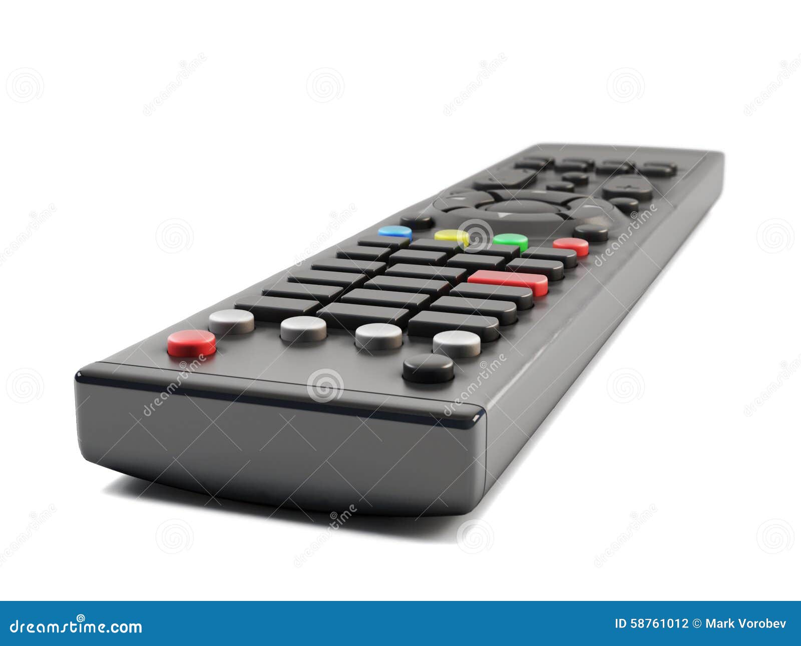 Remote control close-up stock illustration. Illustration of instrument ...
