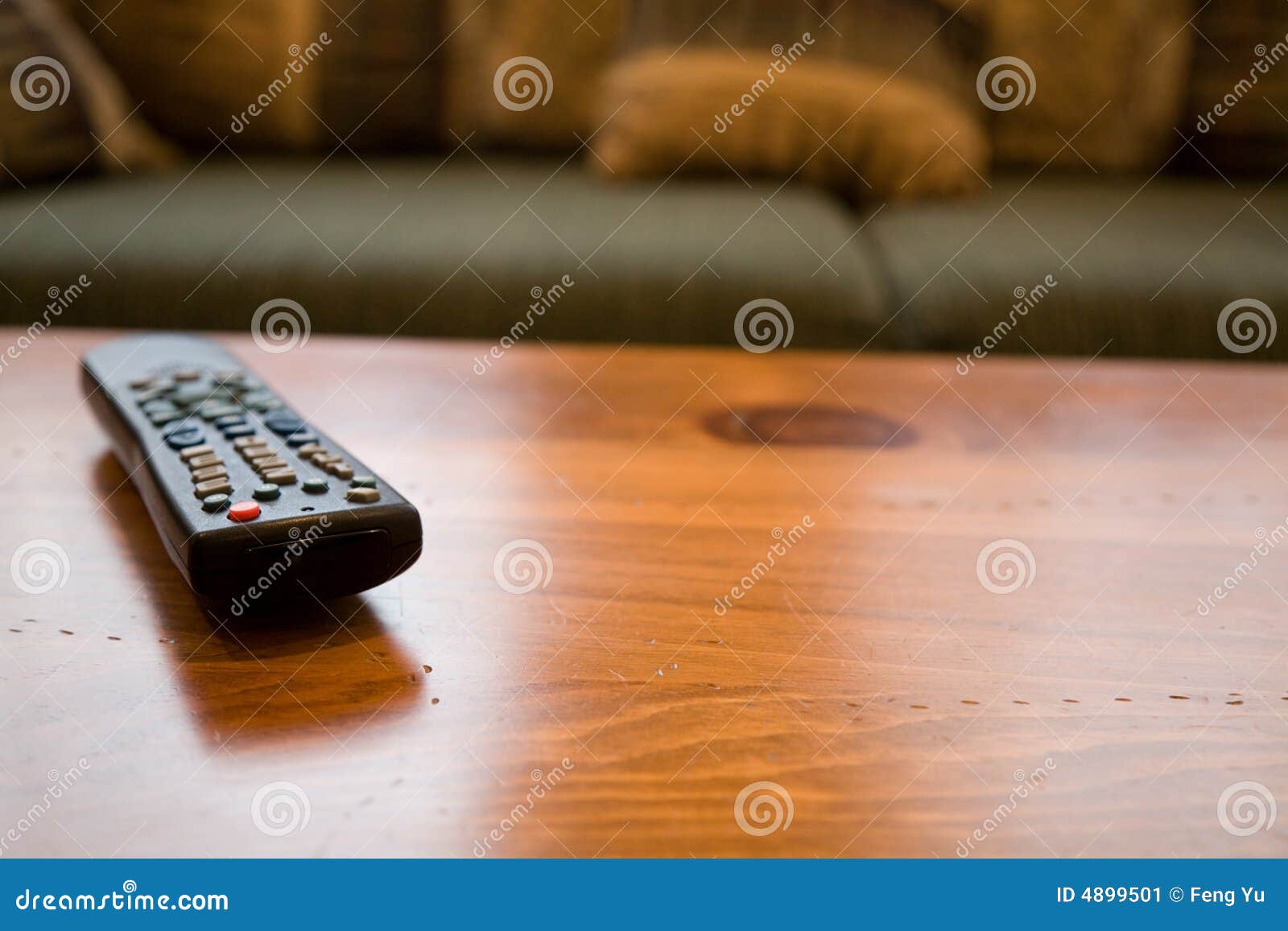 Remote Control and Coffee Table Stock Image - Image of keypad, table ...