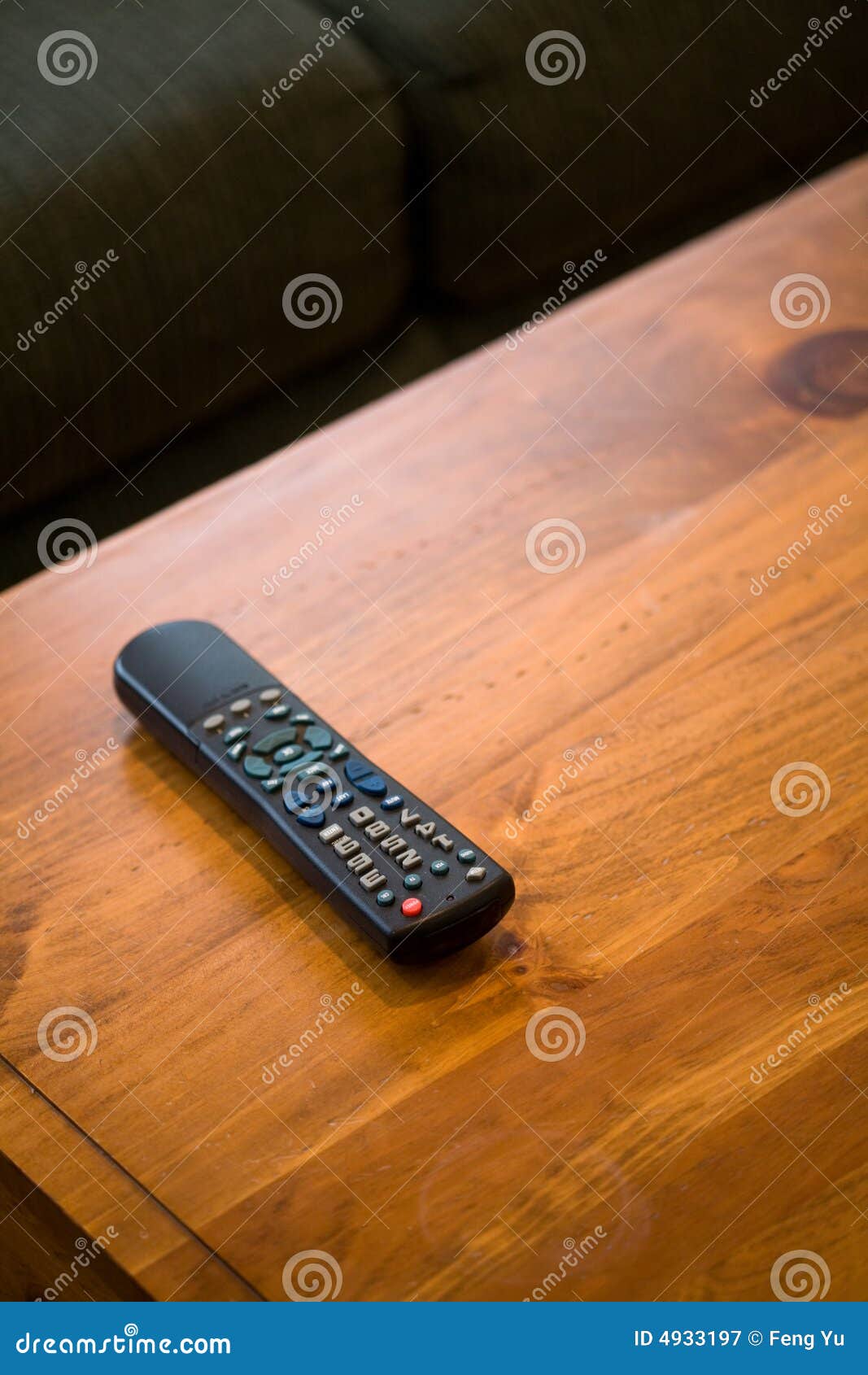 Remote Control and Coffee Table Stock Image - Image of push, life: 4933197