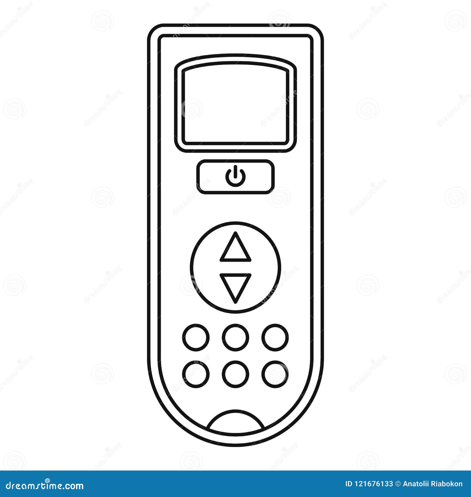 Remote Control Conditioner Icon, Outline Style Stock Vector ...
