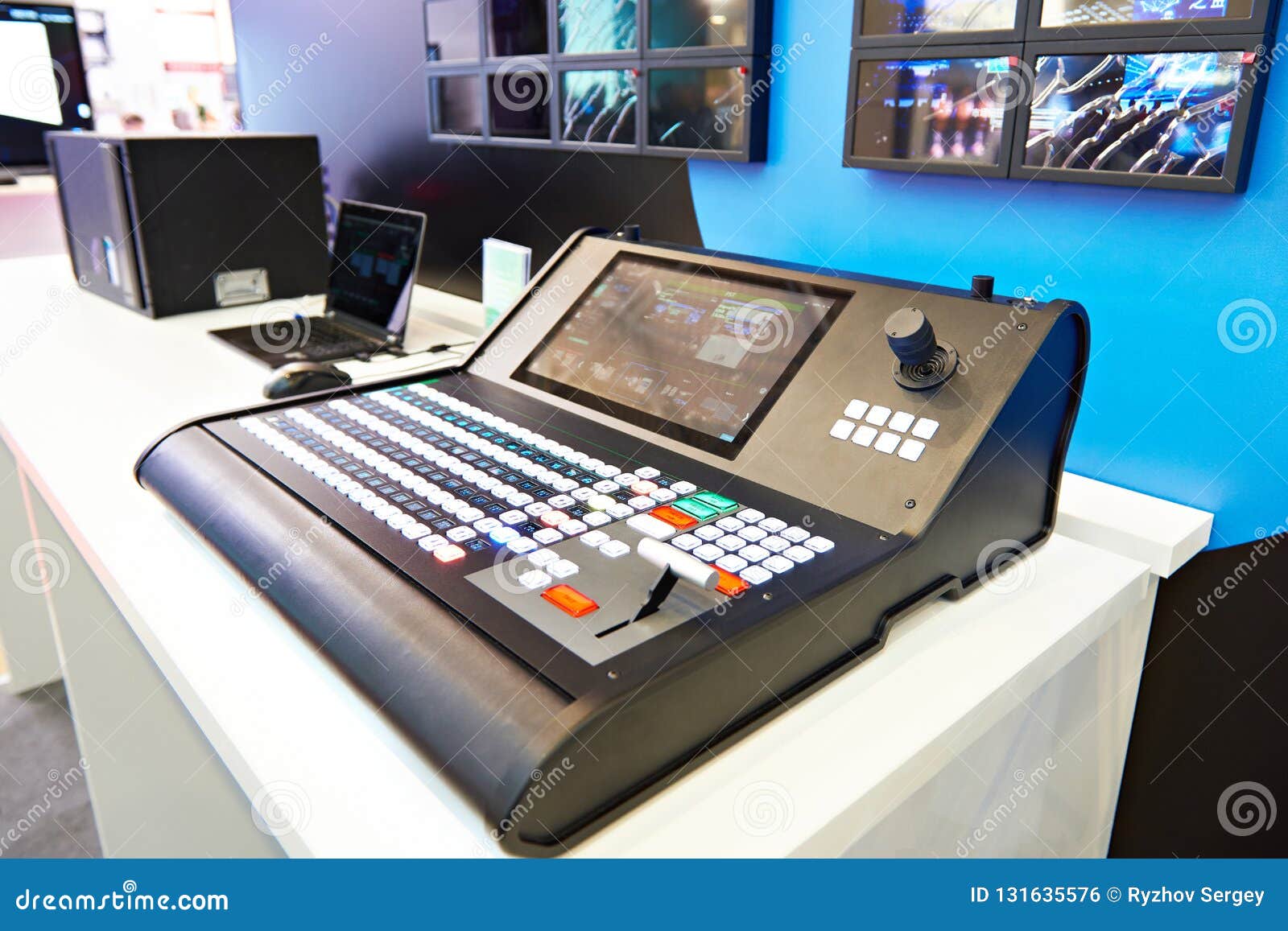 Remote Control Console for Mixer LED Video Stock Photo - Image of mixer ...