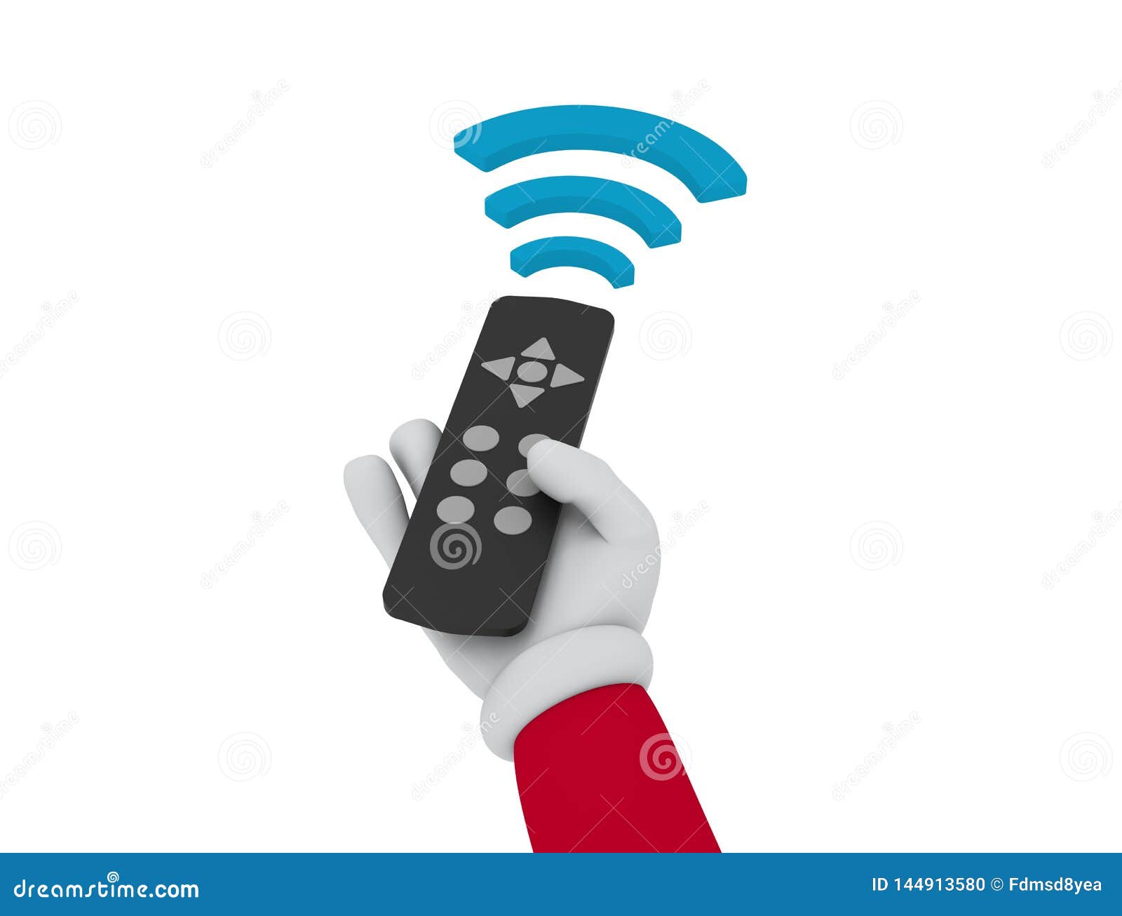 Remote control stock illustration. Illustration of hand - 144913580