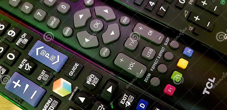 Remote Control for Electronic Instrument and Equipment with Colorful ...