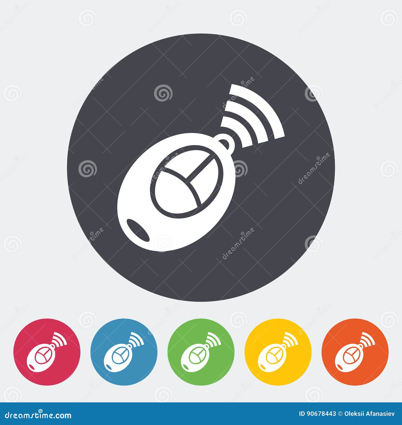 Remote control flat icon stock vector. Illustration of design - 90678443