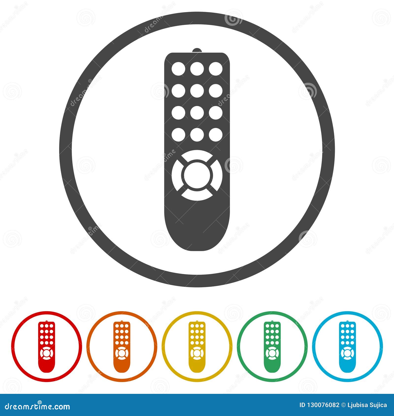 Remote Control Flat Icon. Modern Flat Icon Stock Vector - Illustration ...
