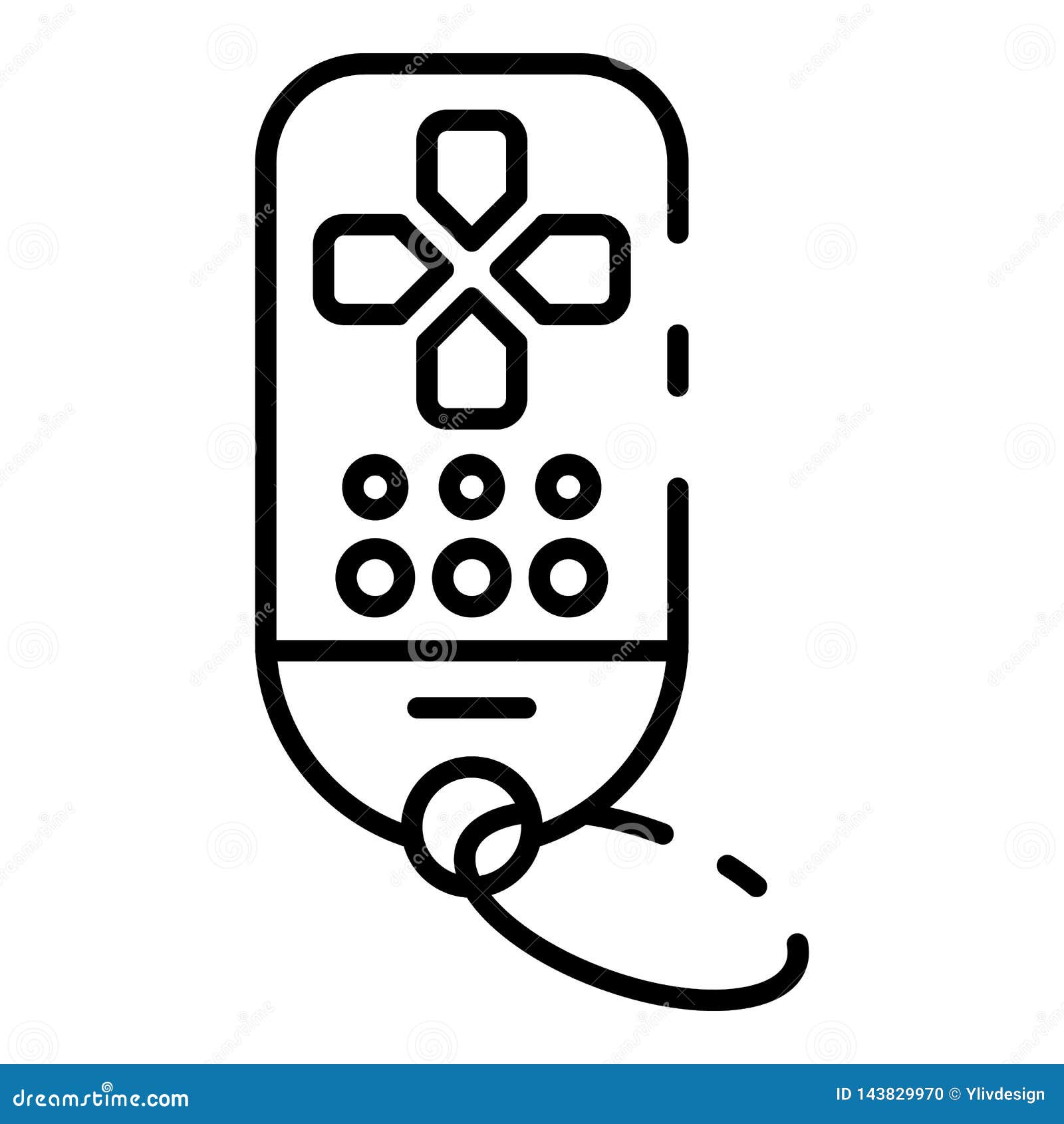 Remote Control Gamepad Icon, Outline Style Stock Vector - Illustration ... Remote Control Gamepad Icon, Outline Style Stock Vector - Illustration ...