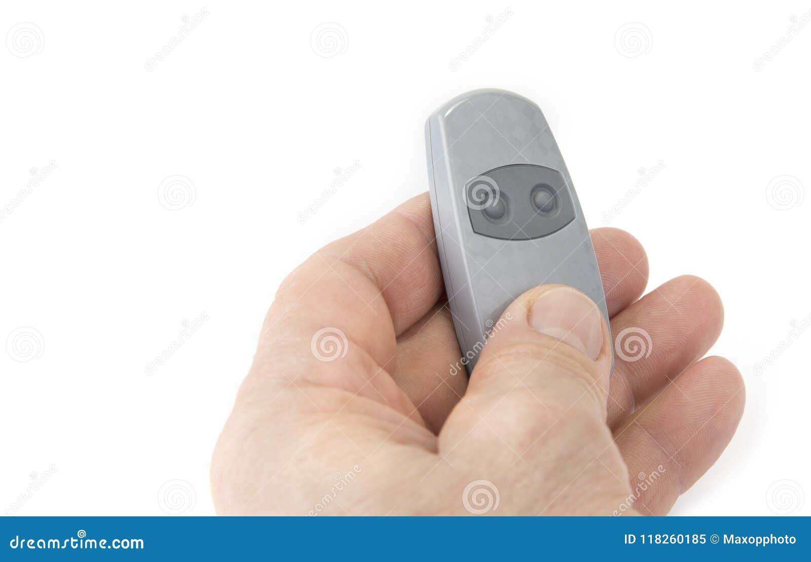 Remote Control for Garage Door and Outside Gate Stock Image - Image of ...
