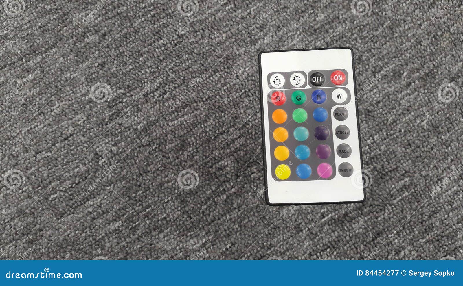 Remote Control on Grey Background Stock Image - Image of fast ...