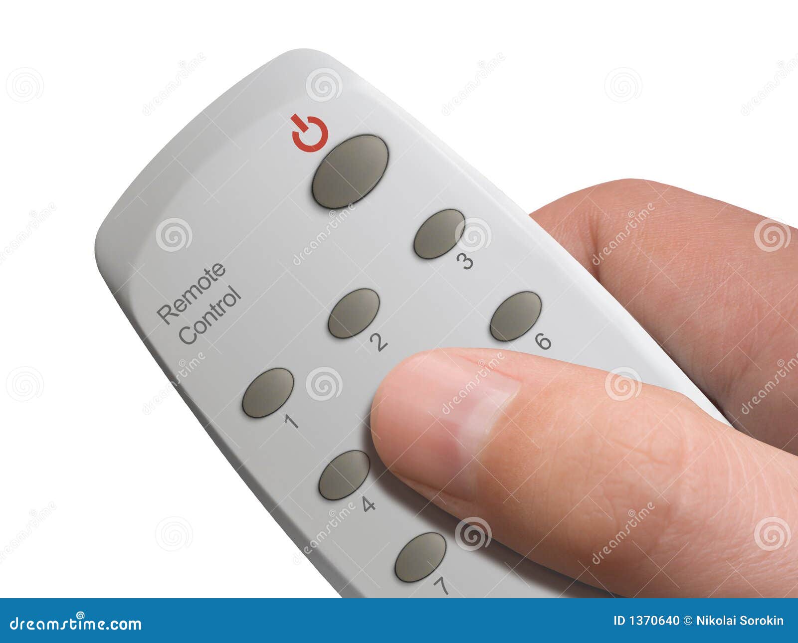Remote control in hand stock photo. Image of pause, control - 1370640