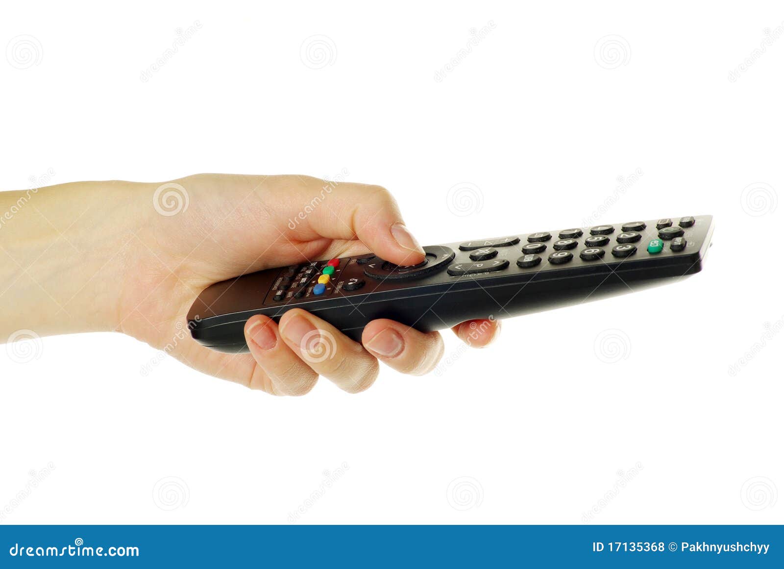 Remote control in hand stock photo. Image of addiction - 17135368