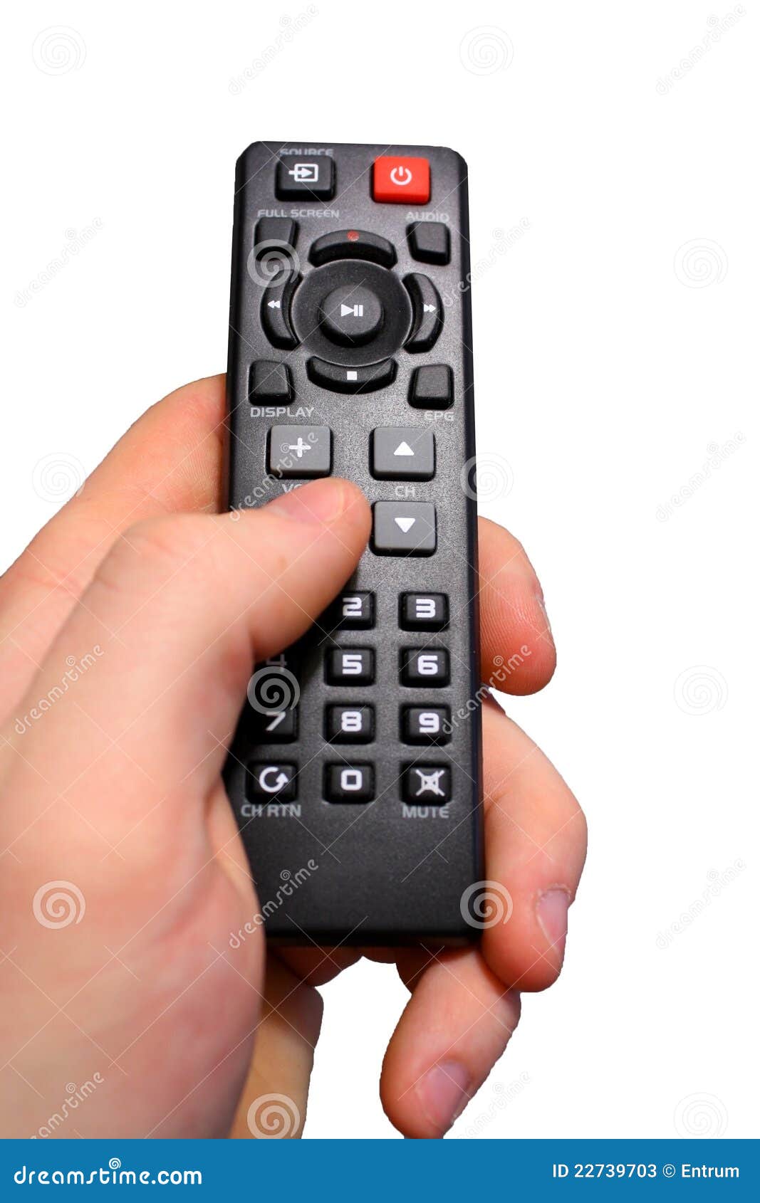 Remote control in hand stock image. Image of volume, shift - 22739703