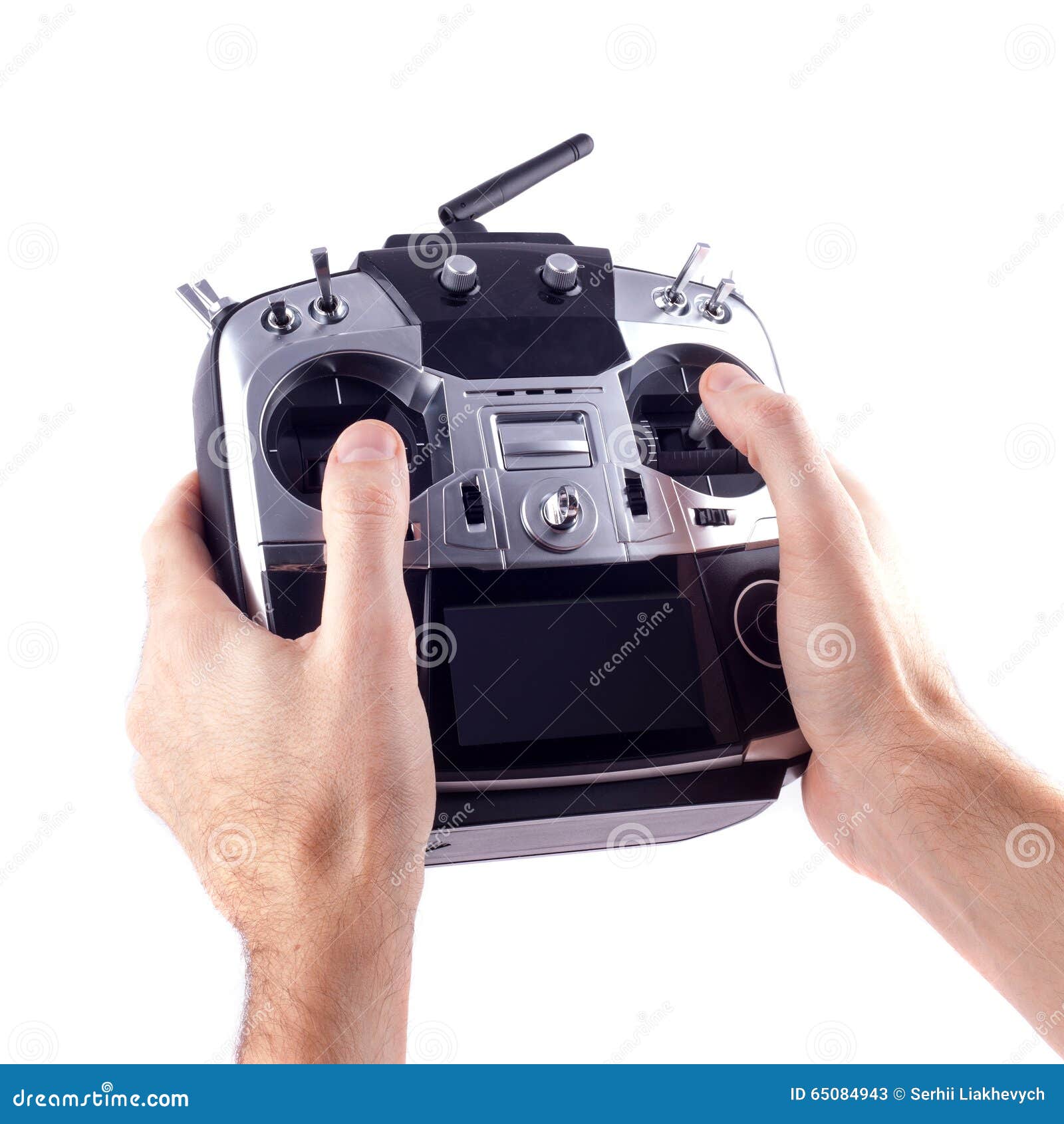 Remote control in hand man stock image. Image of airplane - 65084943