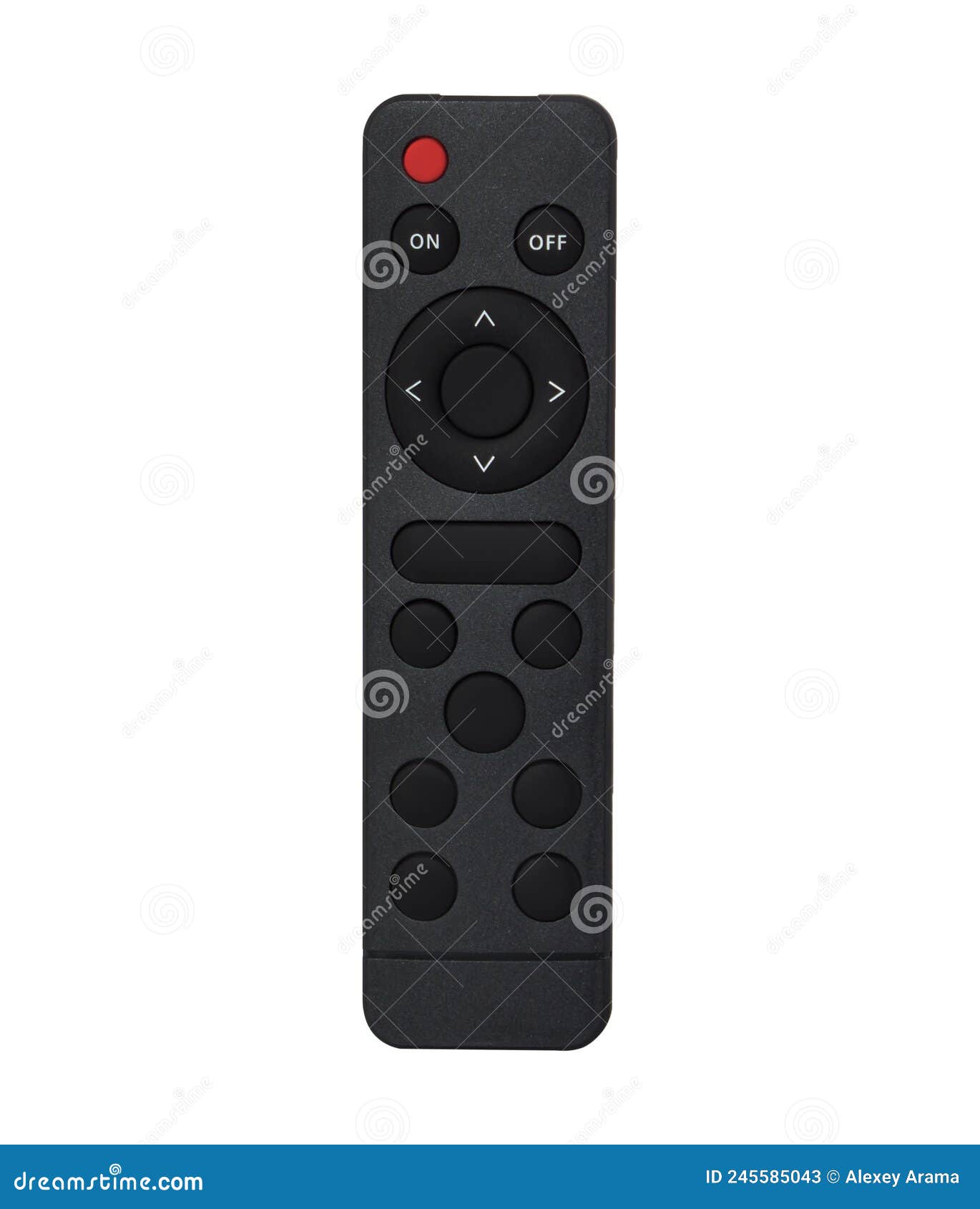 Remote Control for Home Appliances, Isolated on White Background Stock ...