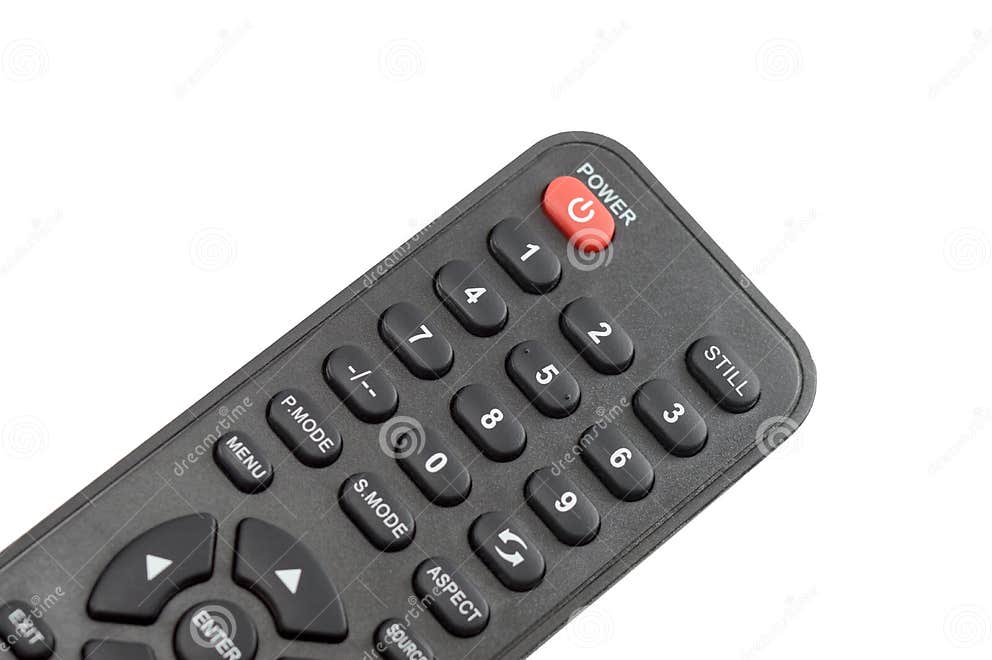 Remote Control for Home Appliances Stock Image - Image of channels ...