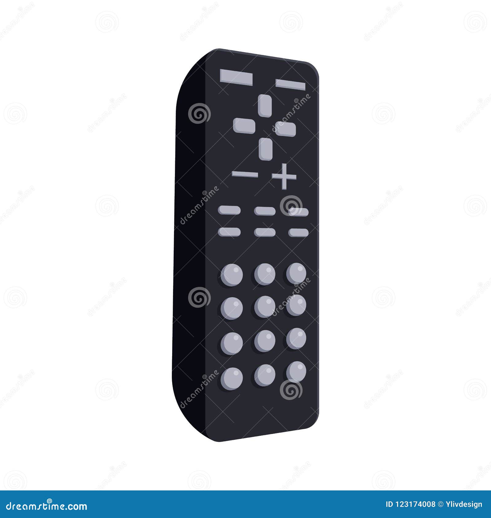 Remote Control Icon in Cartoon Style Stock Illustration - Illustration ...