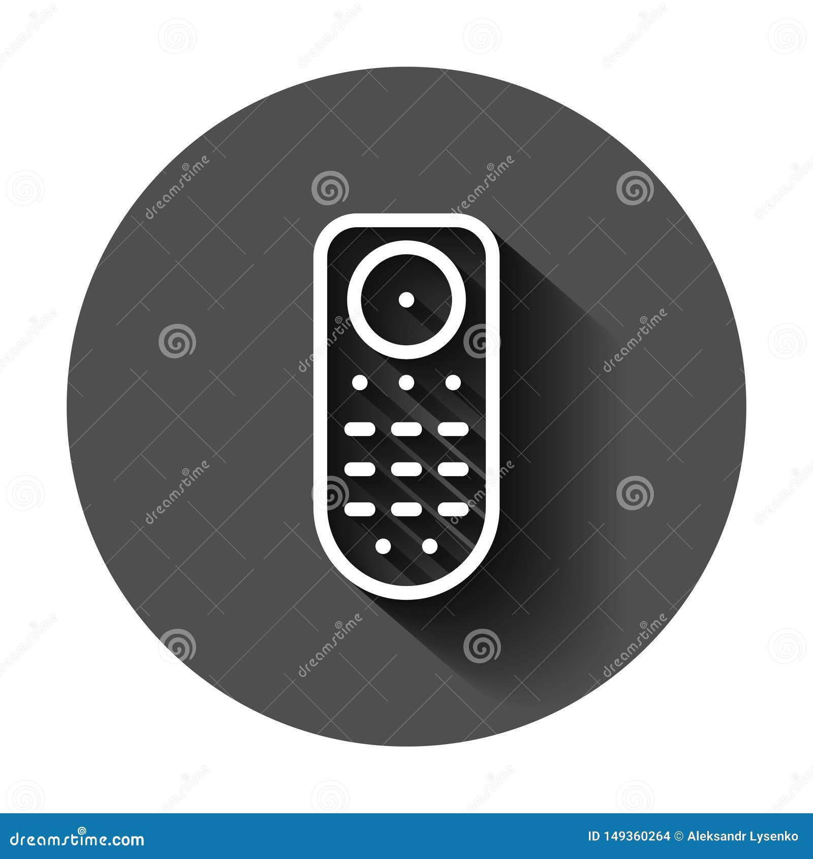 Remote Control Icon in Flat Style. Infrared Controller Vector ...