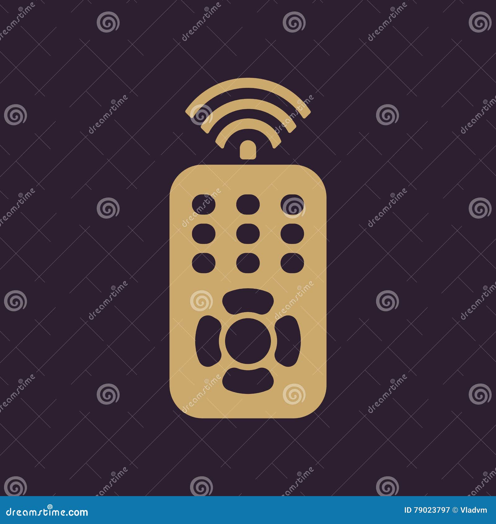 The Remote Control Icon. Remote Control Symbol Stock Illustration ...