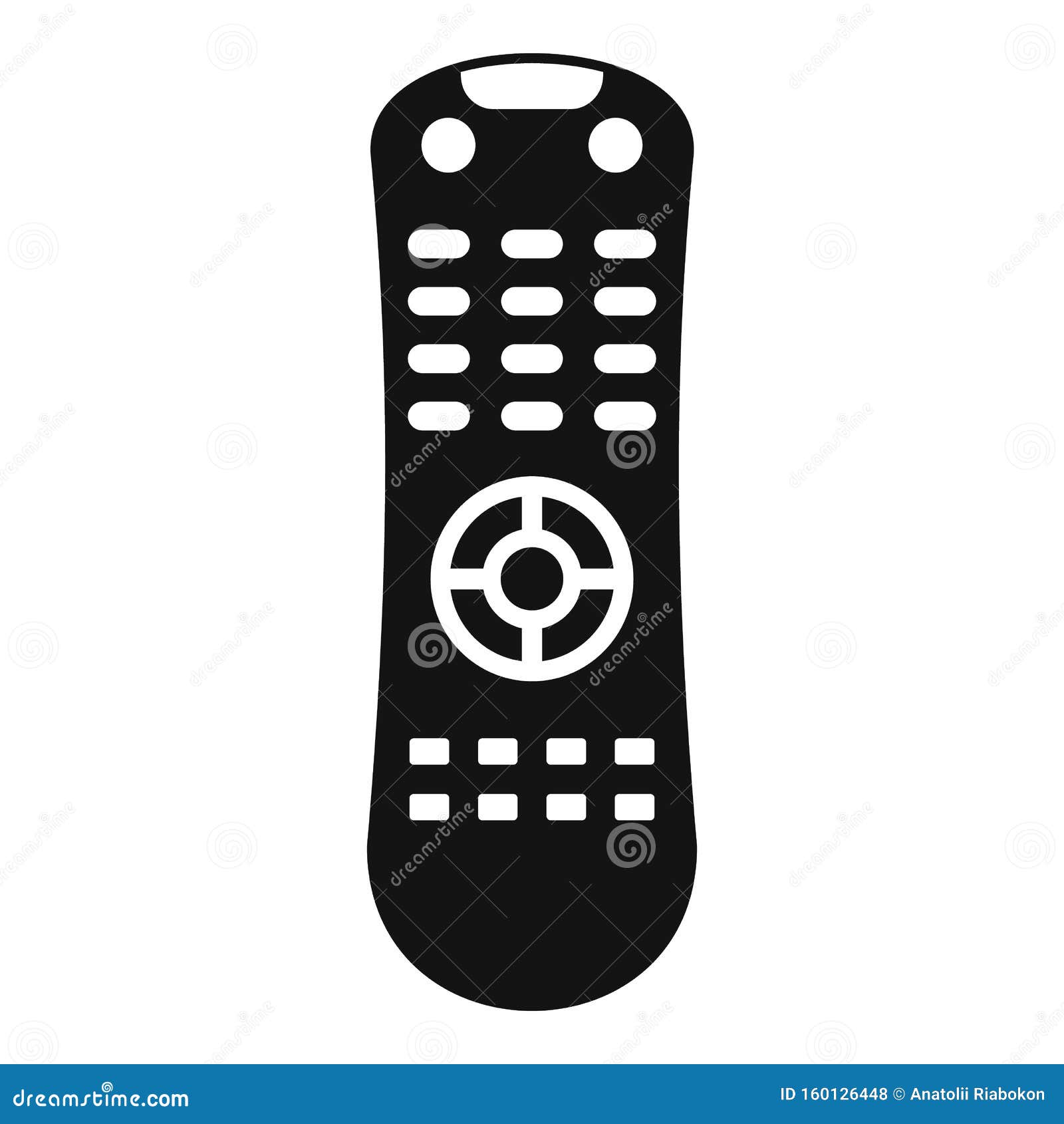 Remote Control Icon, Simple Style Stock Vector - Illustration of mute ...