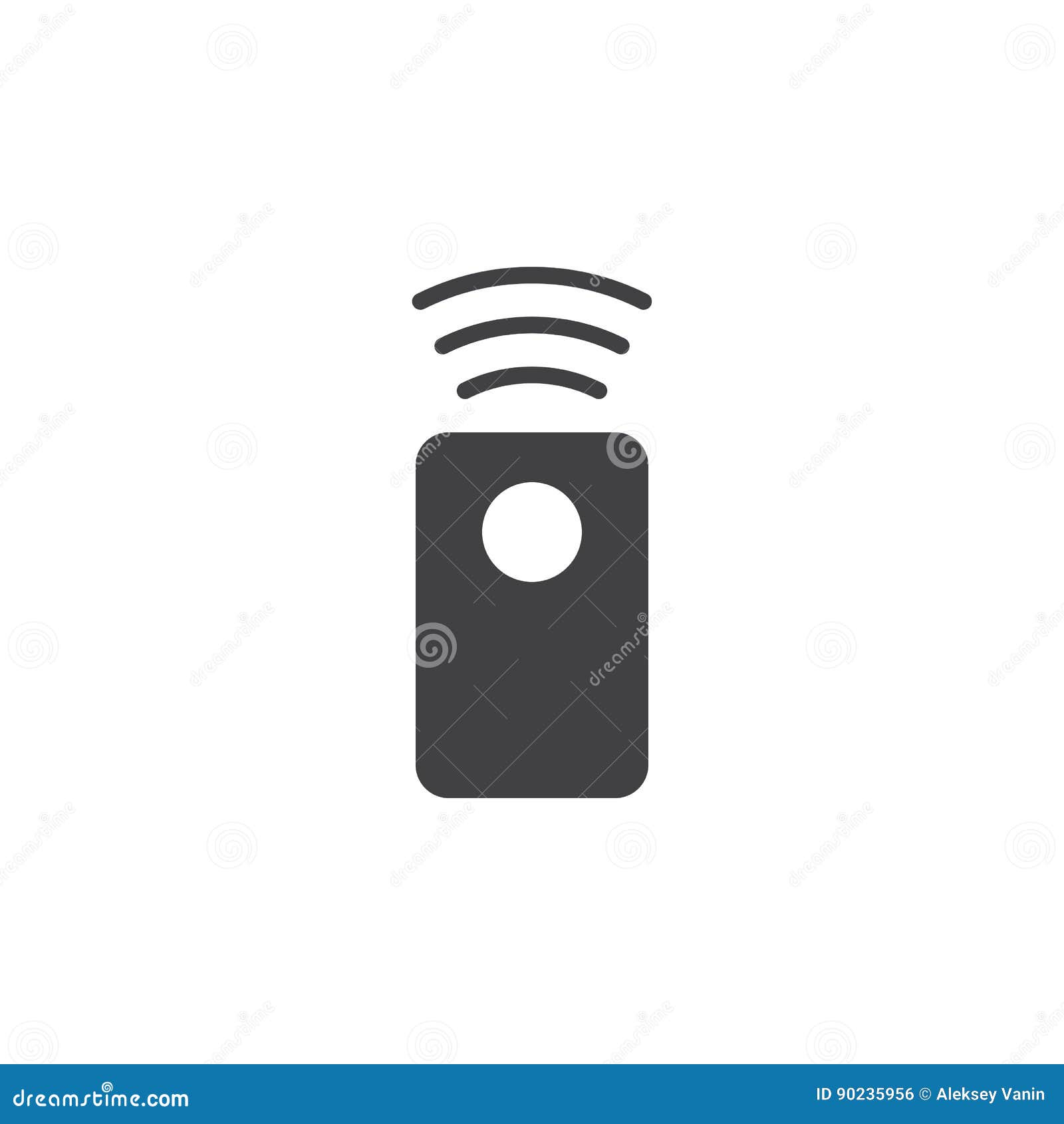Remote Control Icon , Solid Logo Illustration, Pictogram I Stock ...