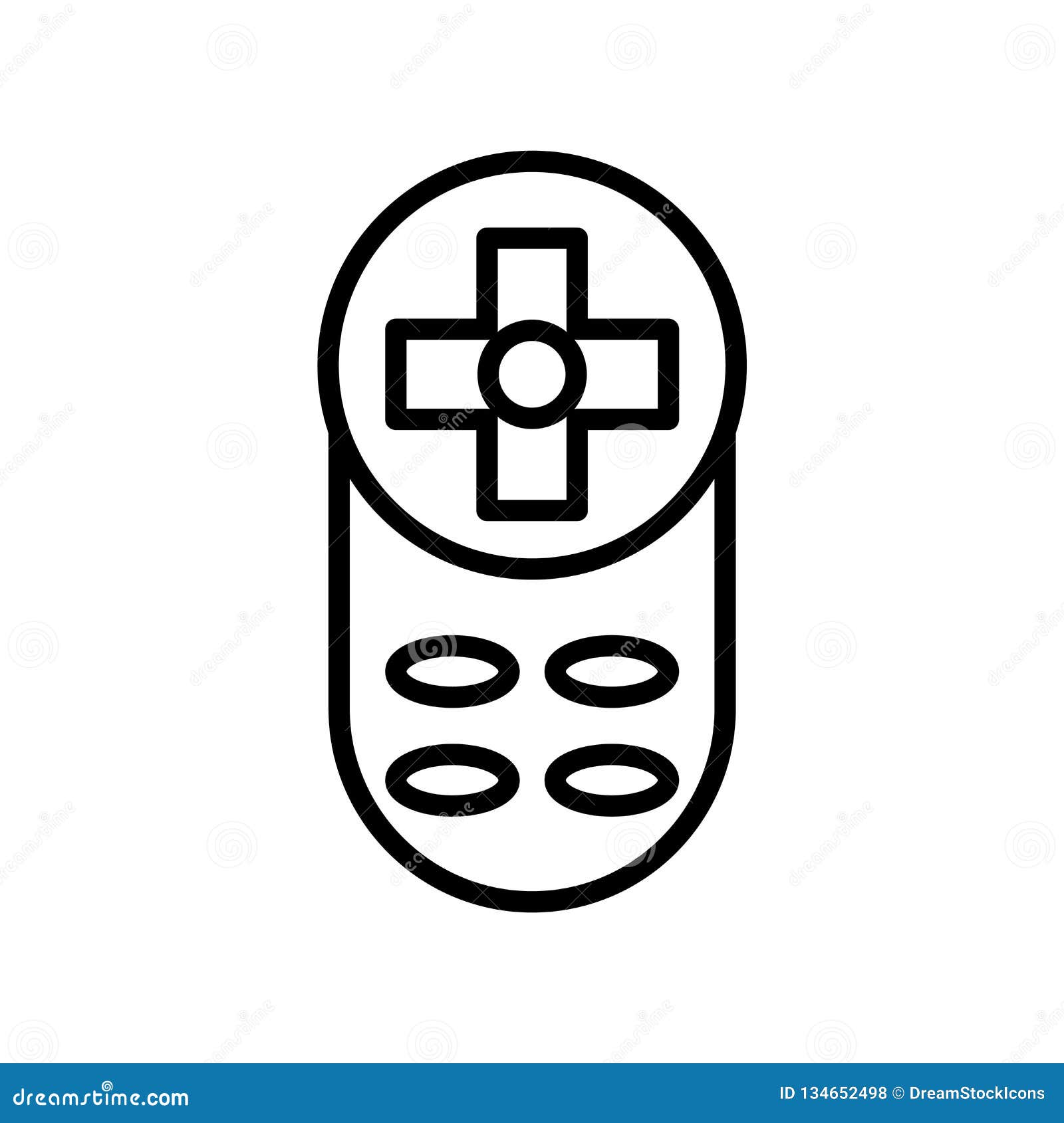 Remote Control Icon Vector Isolated on White Background, Remote Control ...