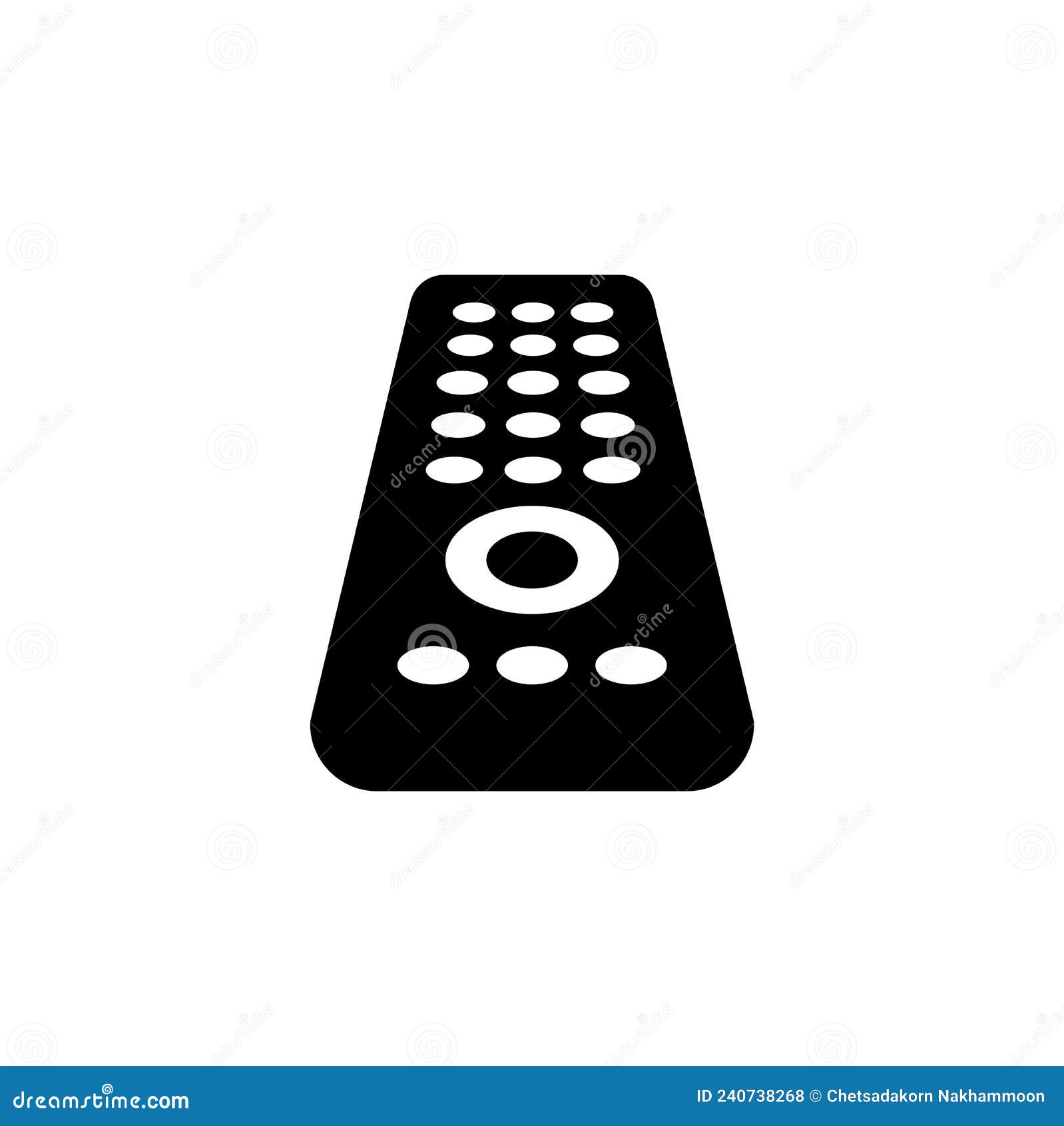 Remote Control Icon Vector Isolated on White Stock Vector ...