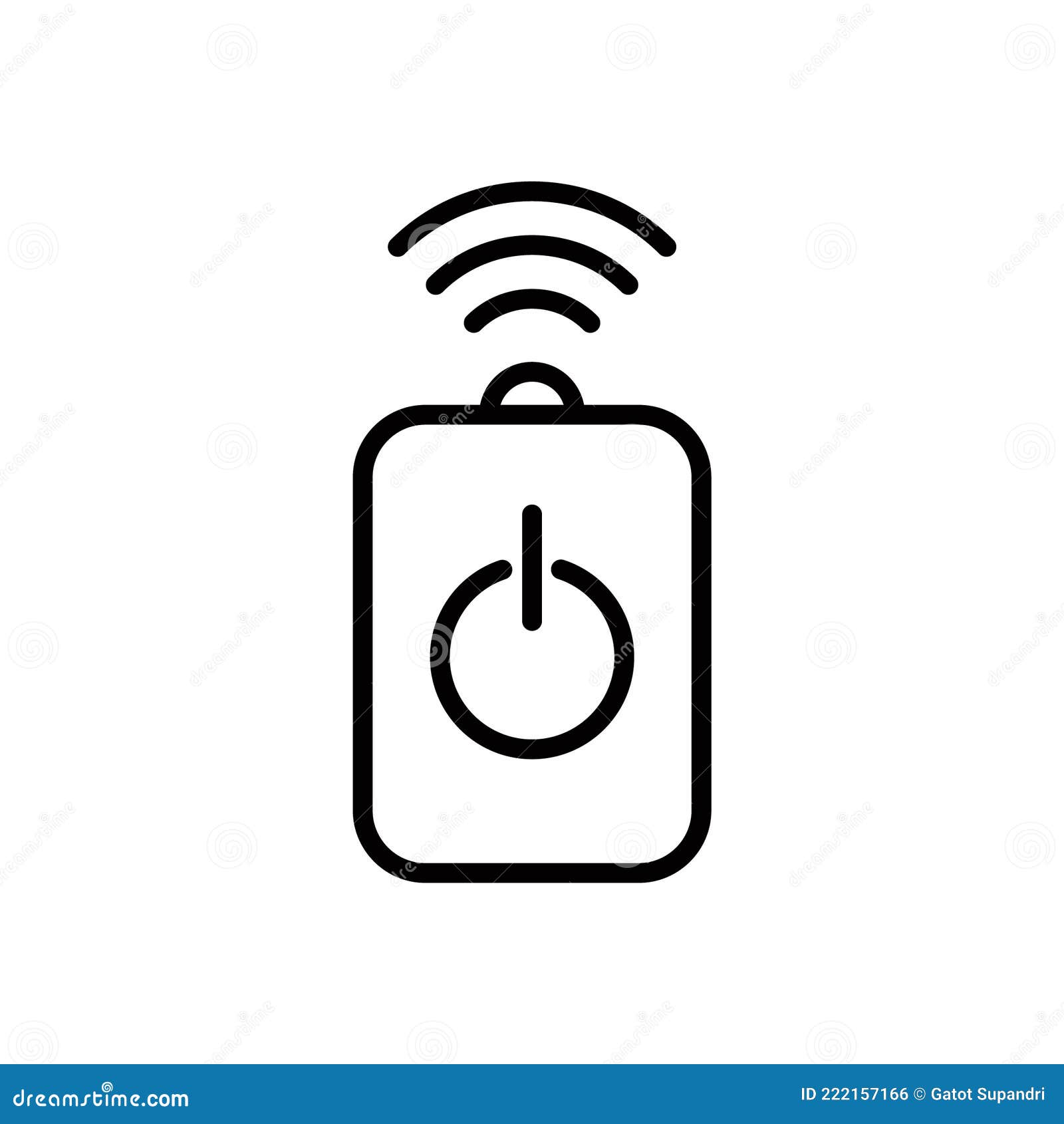 Remote Control Icon Vector Logo Design Template Stock Vector ...