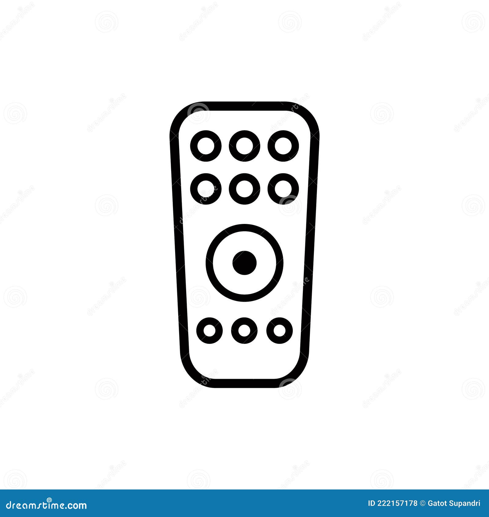 Remote Control Icon Vector Logo Design Template Stock Vector ...