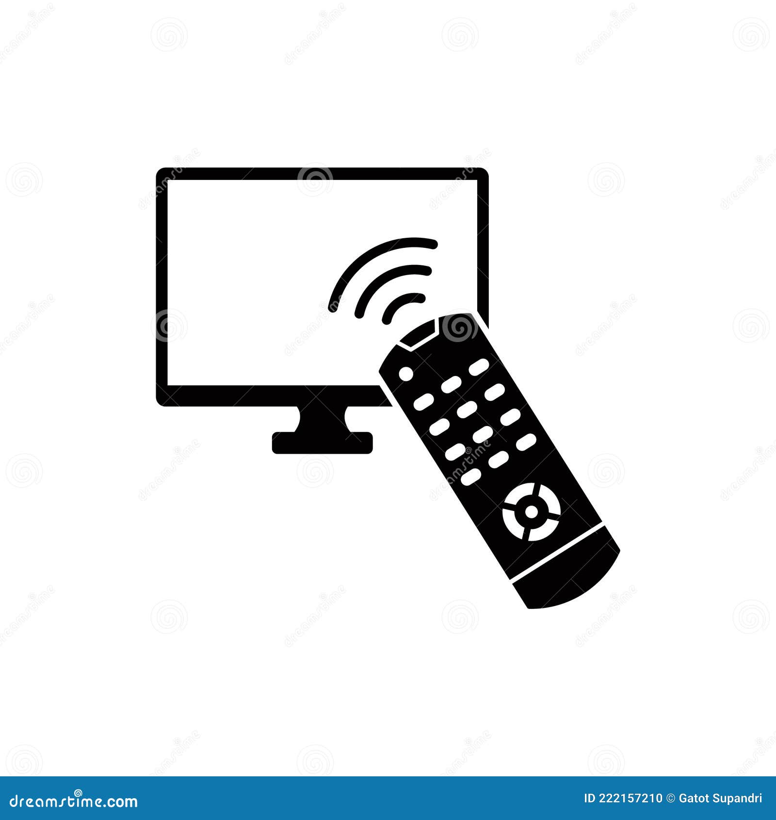 Remote Control Icon Vector Logo Design Template Stock Vector ...