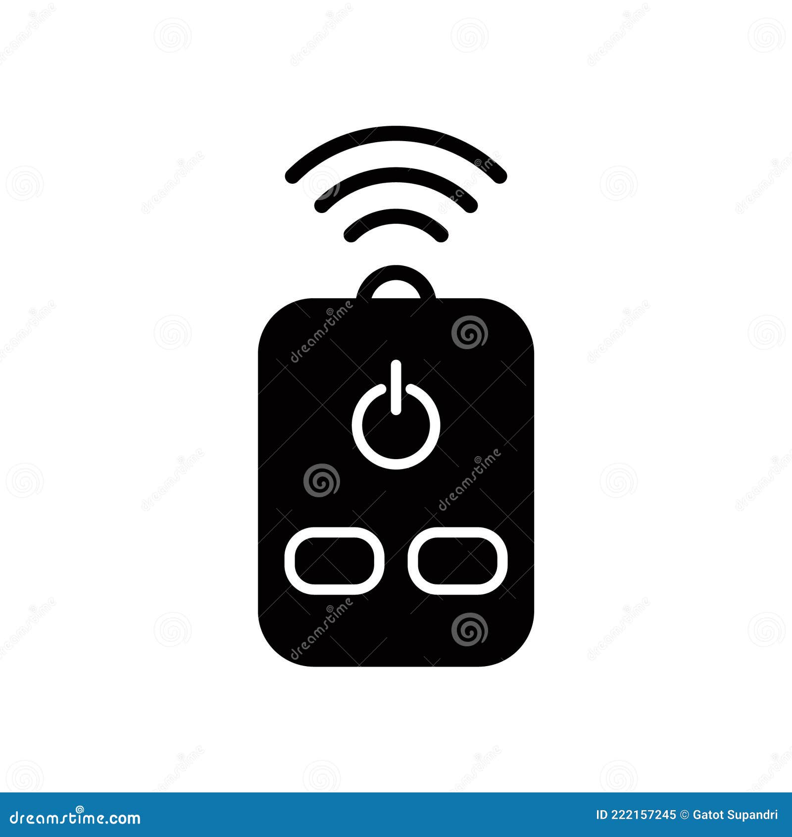 Remote Control Icon Vector Logo Design Template Stock Vector ...
