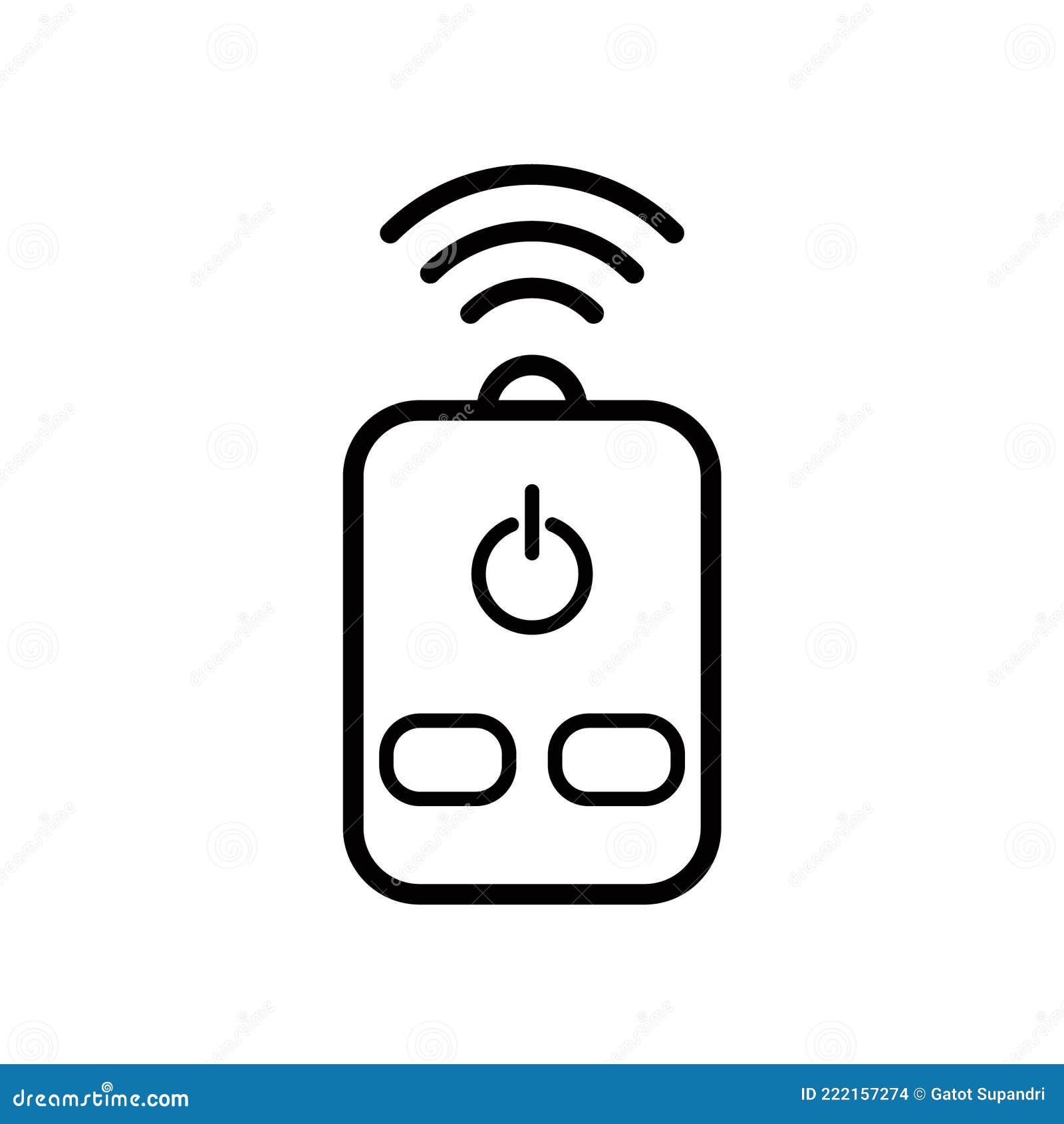 Remote Control Icon Vector Logo Design Template Stock Vector ...