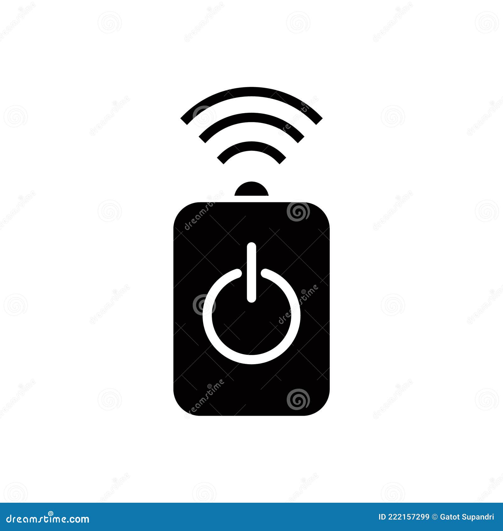 Remote Control Icon Vector Logo Design Template Stock Vector ...