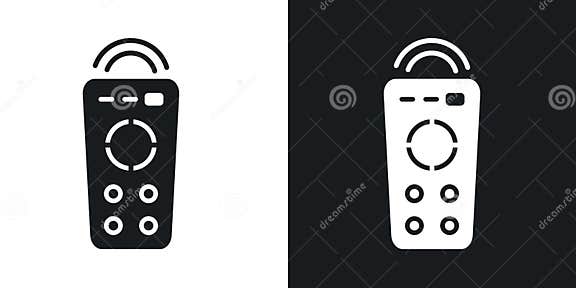 Remote Control Icon Vector Set on White Background Stock Vector ...