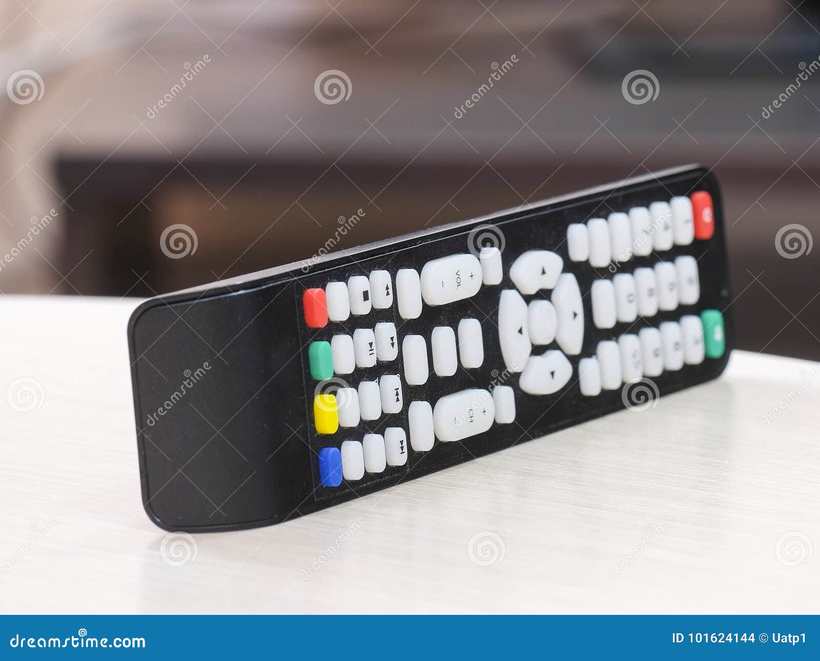 Remote control stock photo. Image of desk, button, close - 101624144