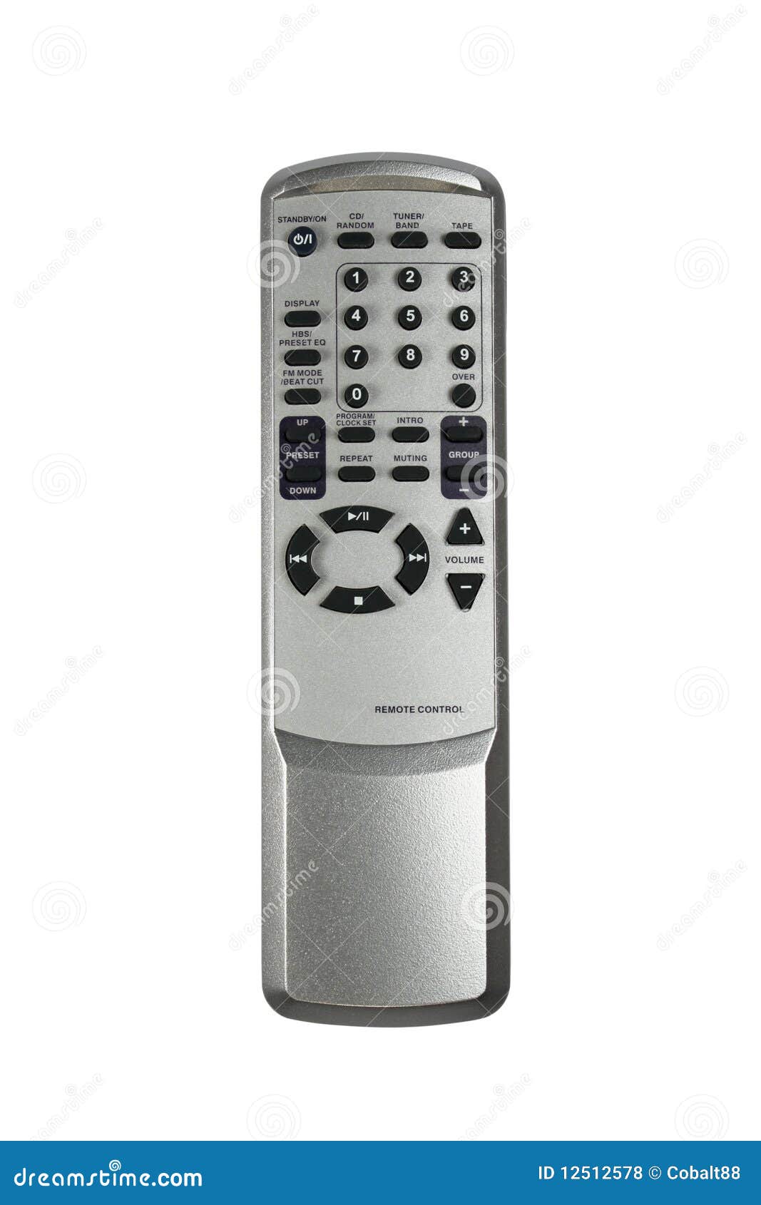 Remote control isolated stock photo. Image of interior - 12512578