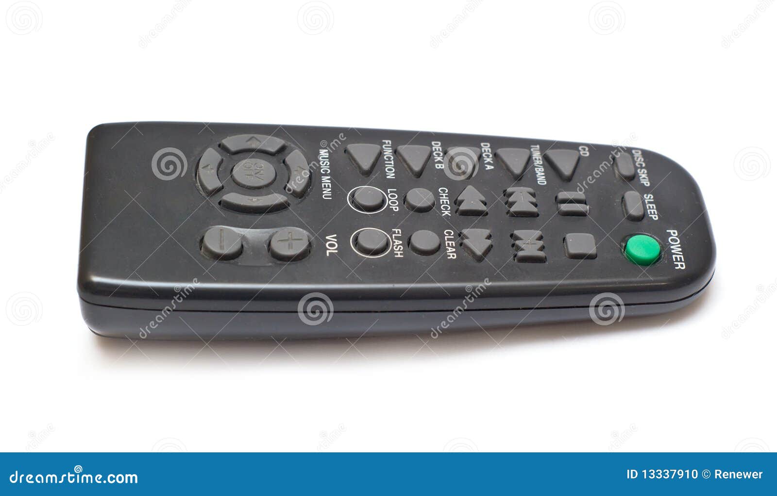 Remote control isolated stock photo. Image of effortless - 13337910
