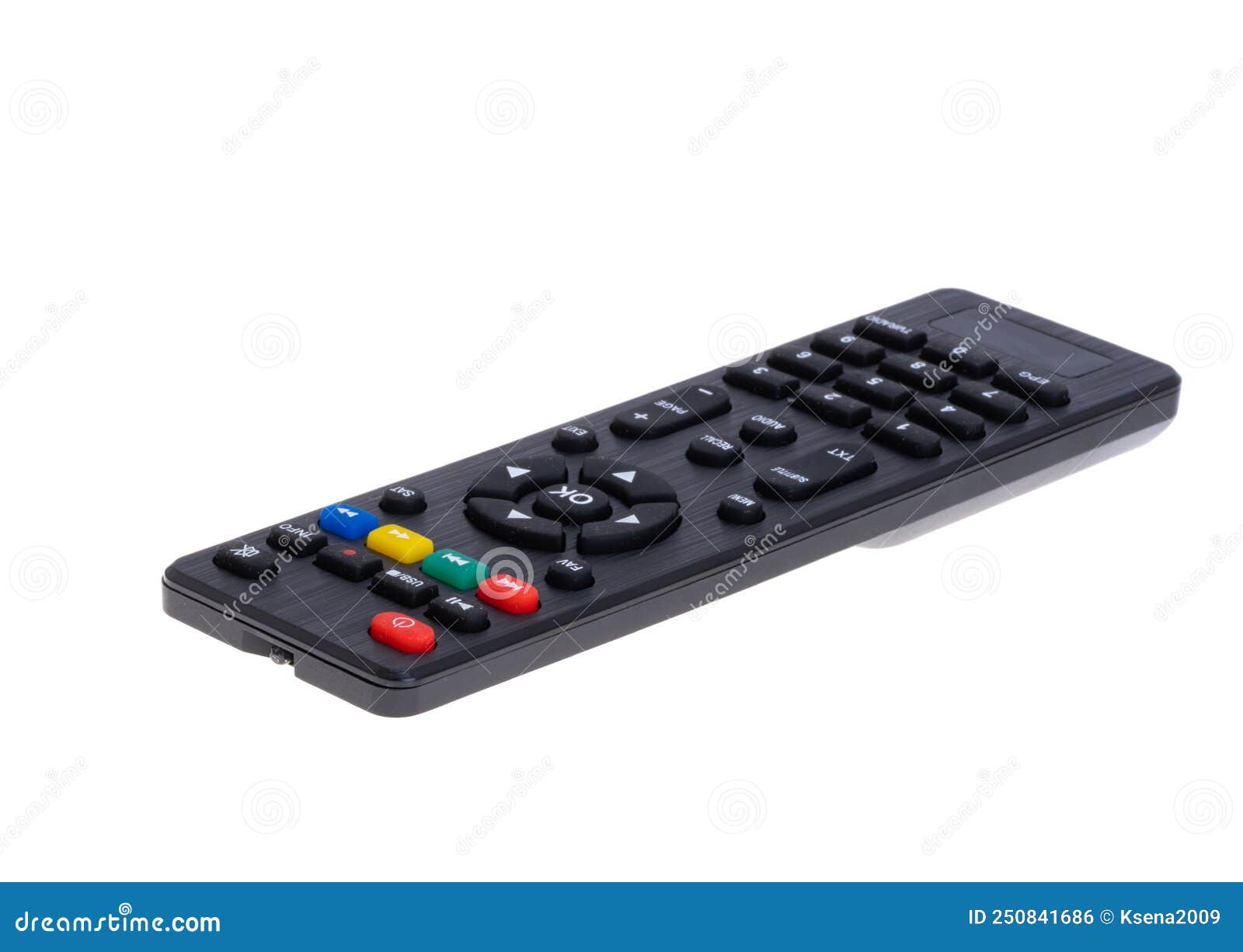 Remote control isolated stock photo. Image of program - 250841686