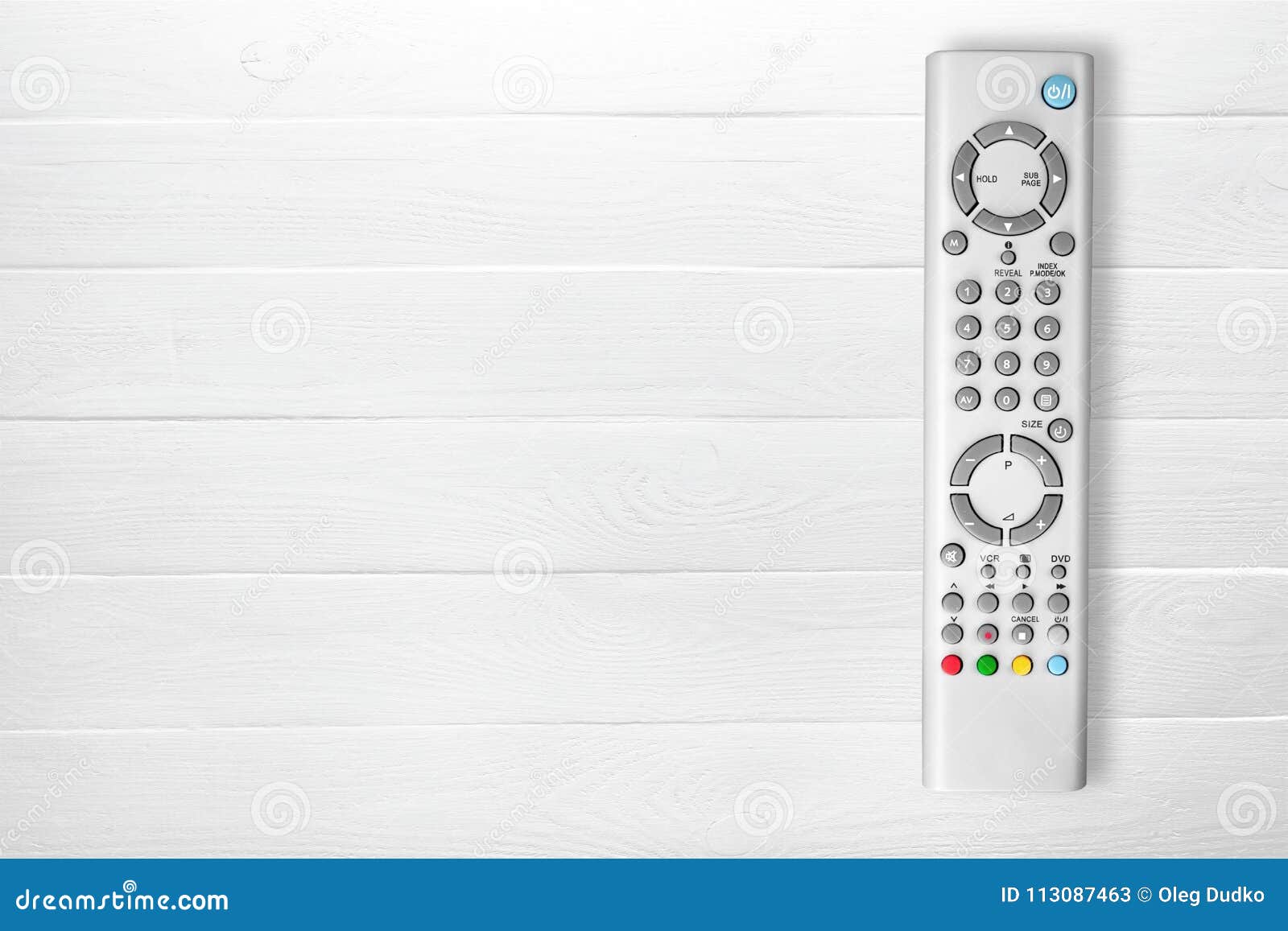 Remote Control. Isolated on White Background Stock Image - Image of ...