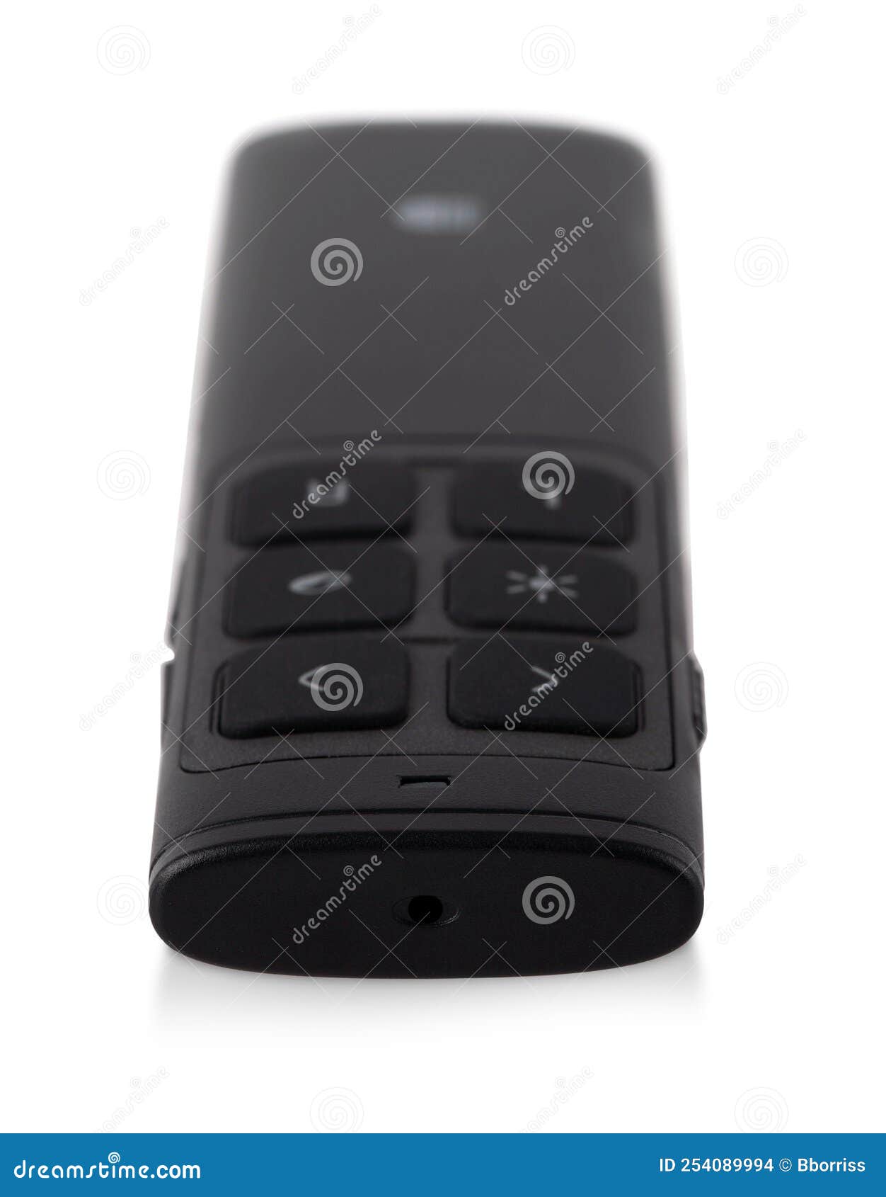 Remote Control Isolated on White Background Stock Photo - Image of ...