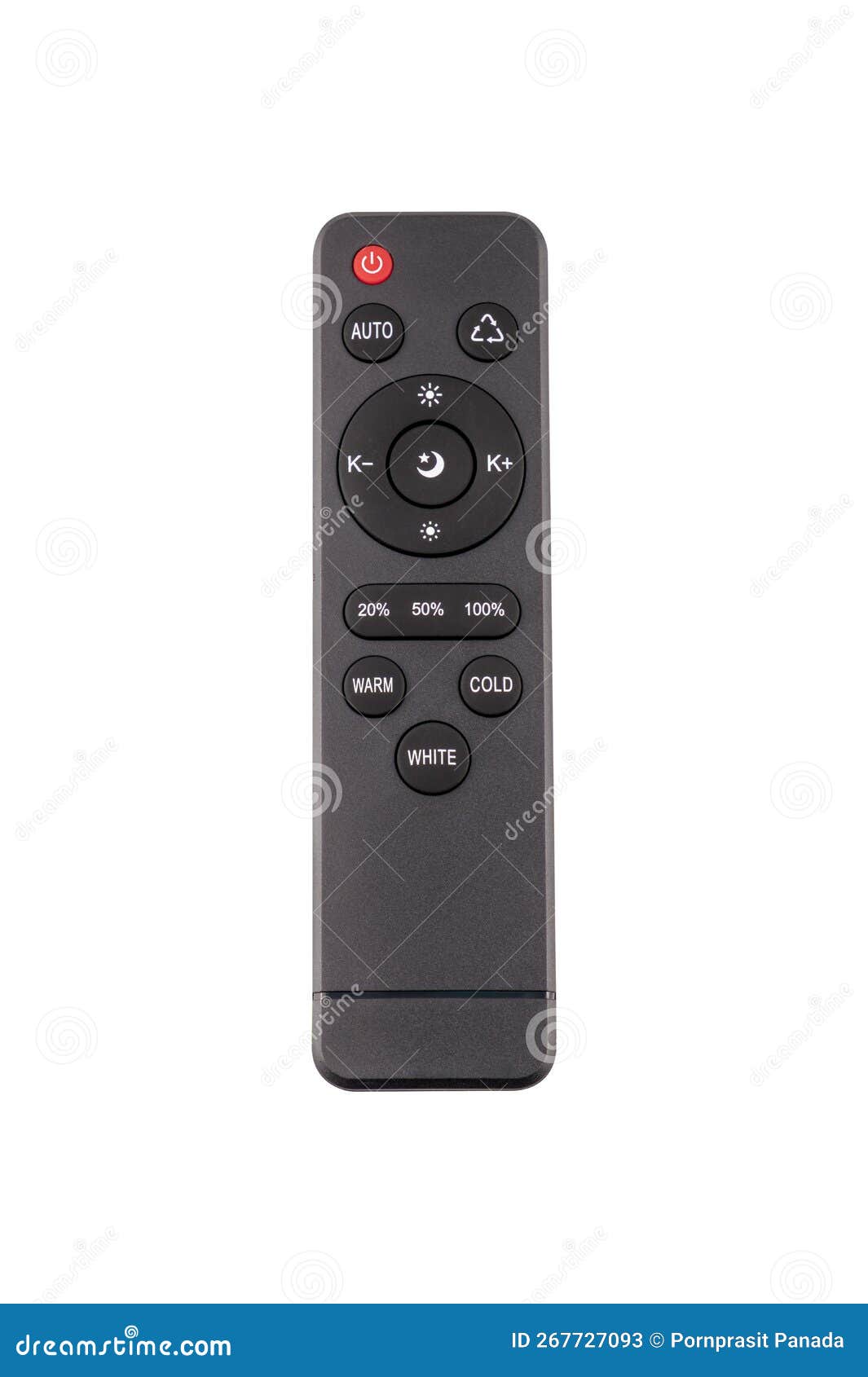 Remote Control Isolated on White Background. Stock Image - Image of ...