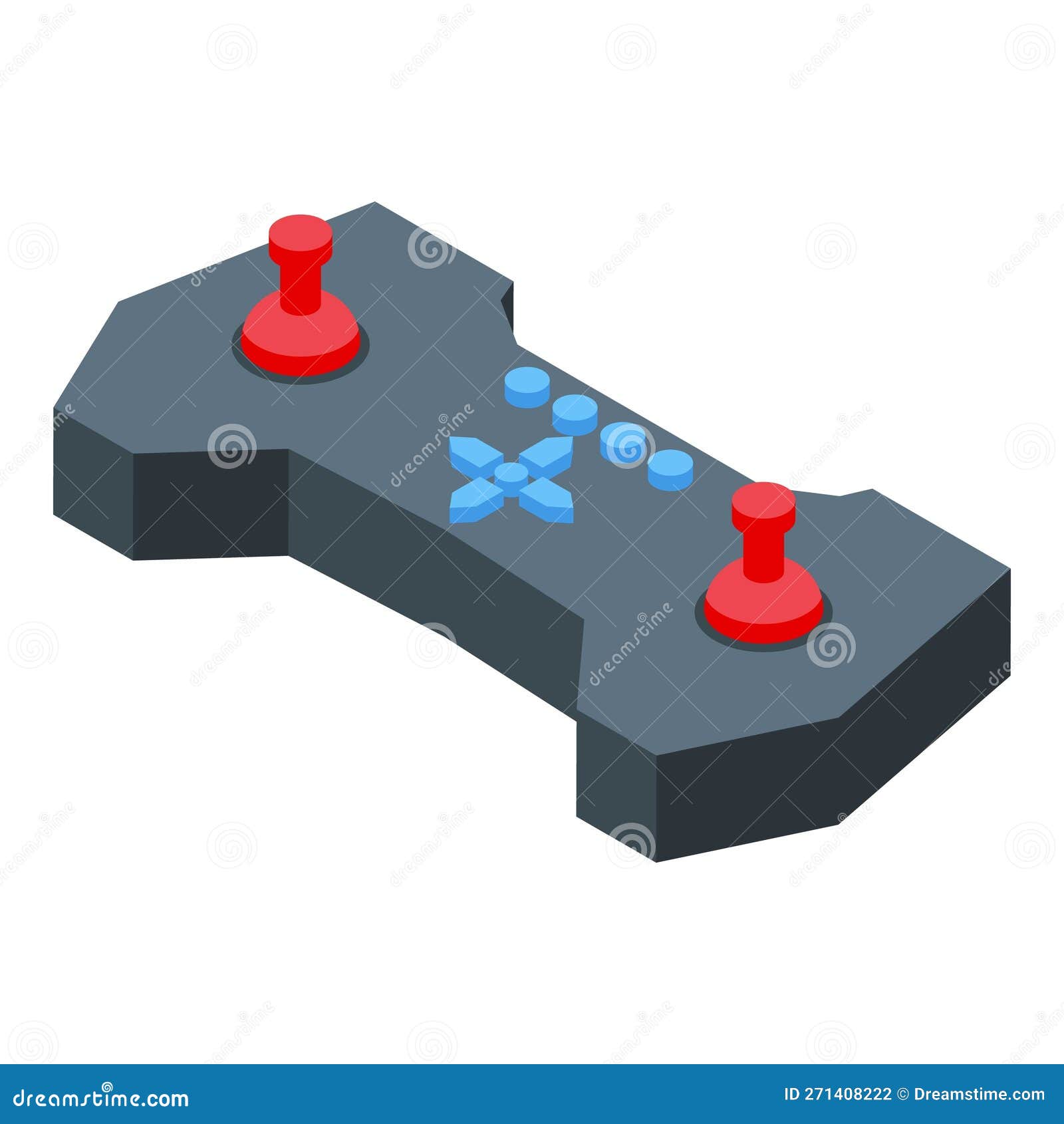 Remote Control Joystick Icon Isometric Vector. Radio Toy Stock Vector ...