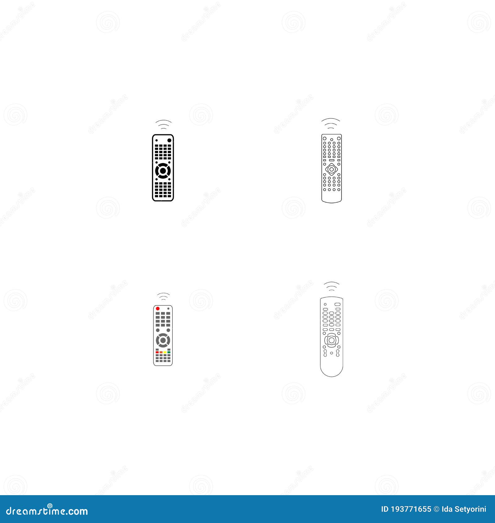 Remote control logo stock vector. Illustration of television - 193771655