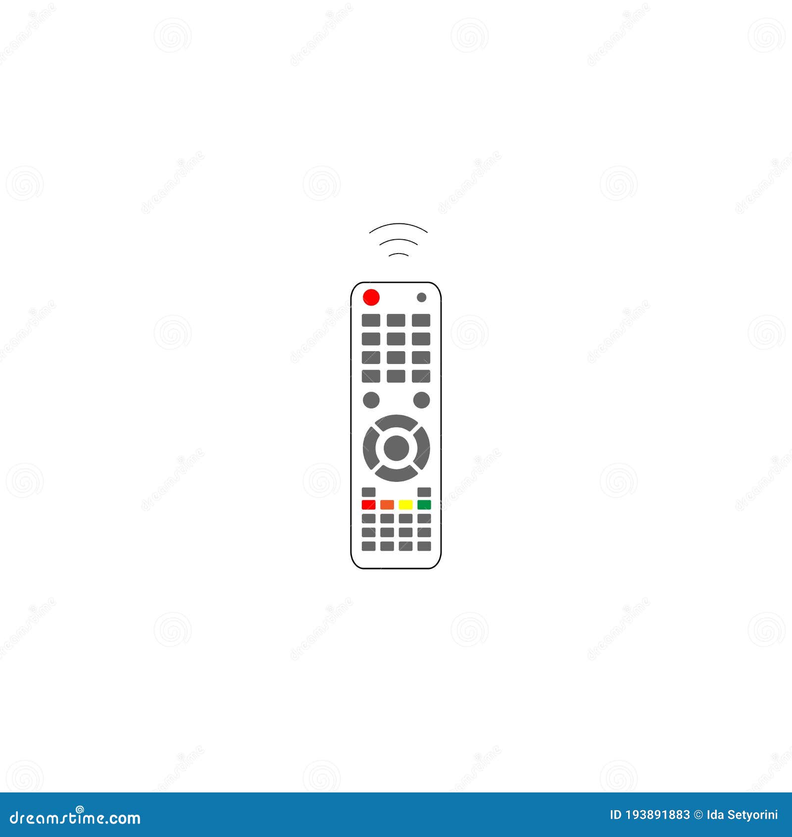 Remote control logo stock vector. Illustration of player - 193891883