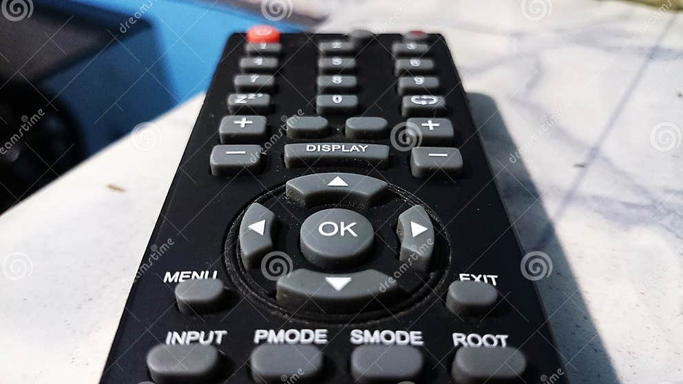 Remote Control with Many Buttons Stock Image - Image of control ...