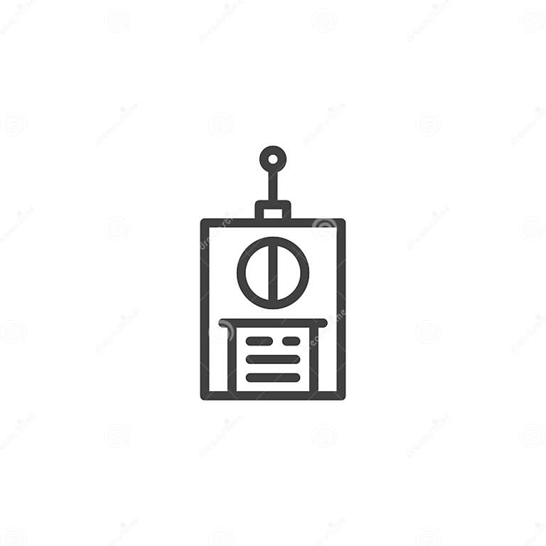 Remote Control Outline Icon Stock Vector - Illustration of simple ...